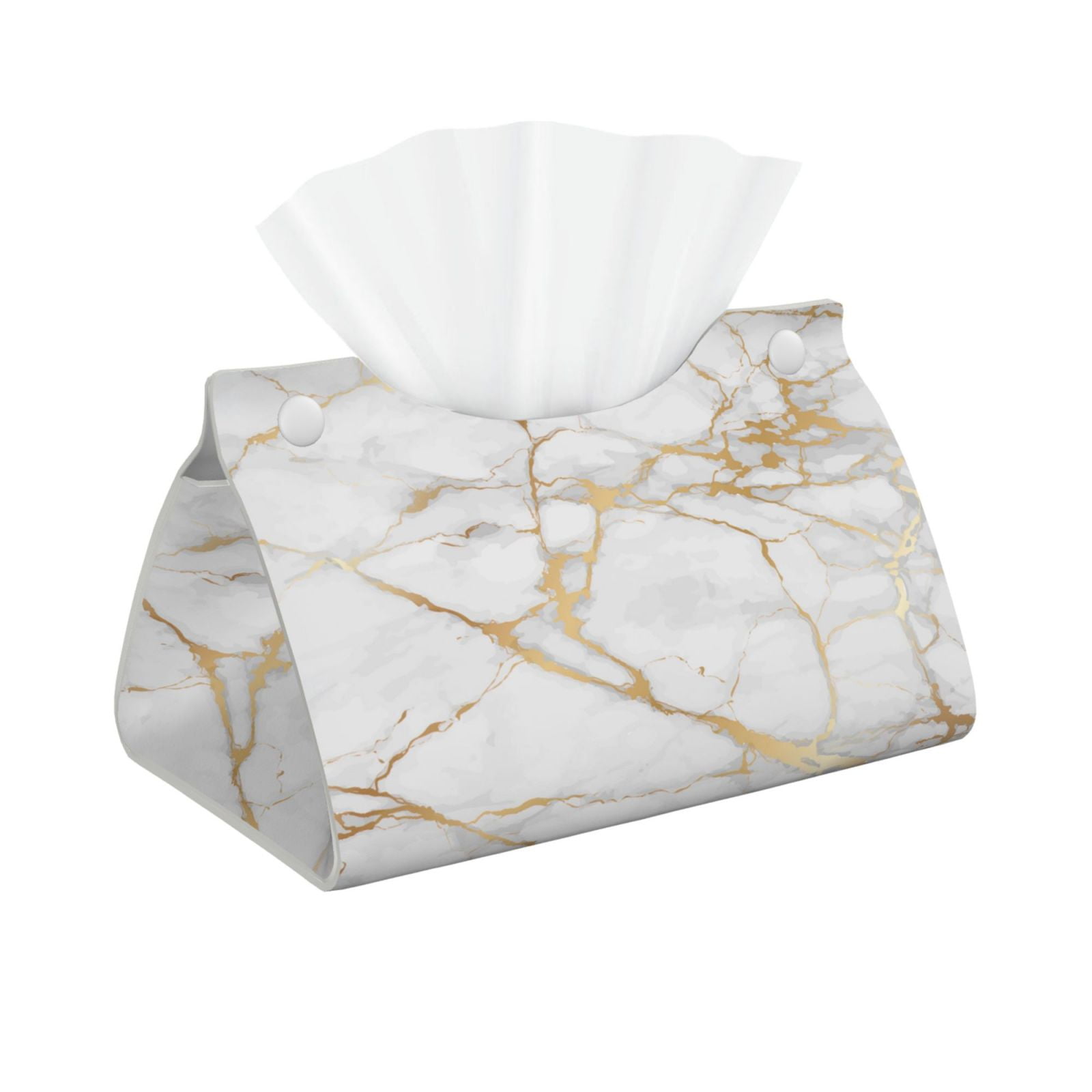 Tissue Box Cove Pvc Leather Rectangular Tissue Box Case Organizer ...