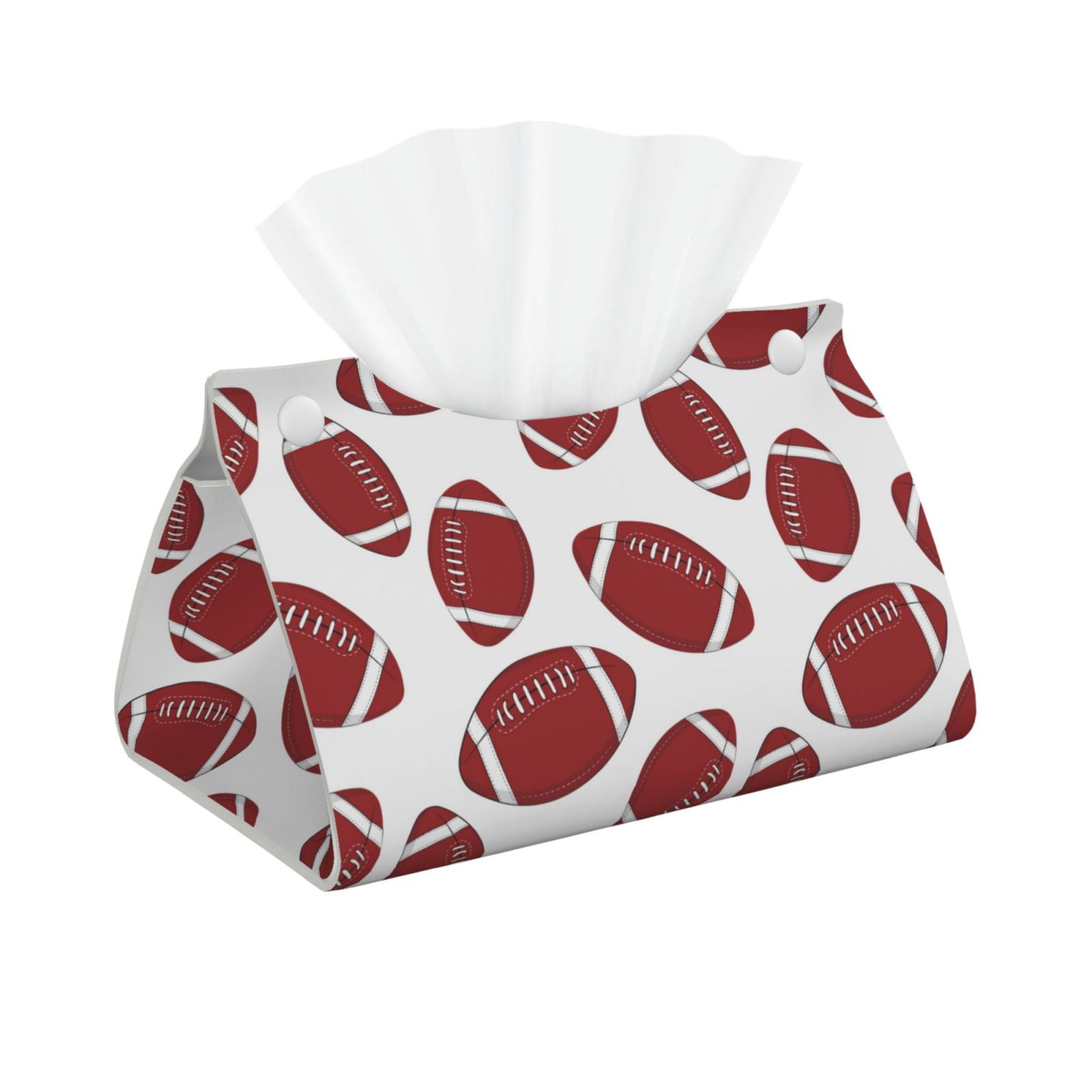 Tissue Box Cover American football cute Tissues Boxes Holder Organizer ...