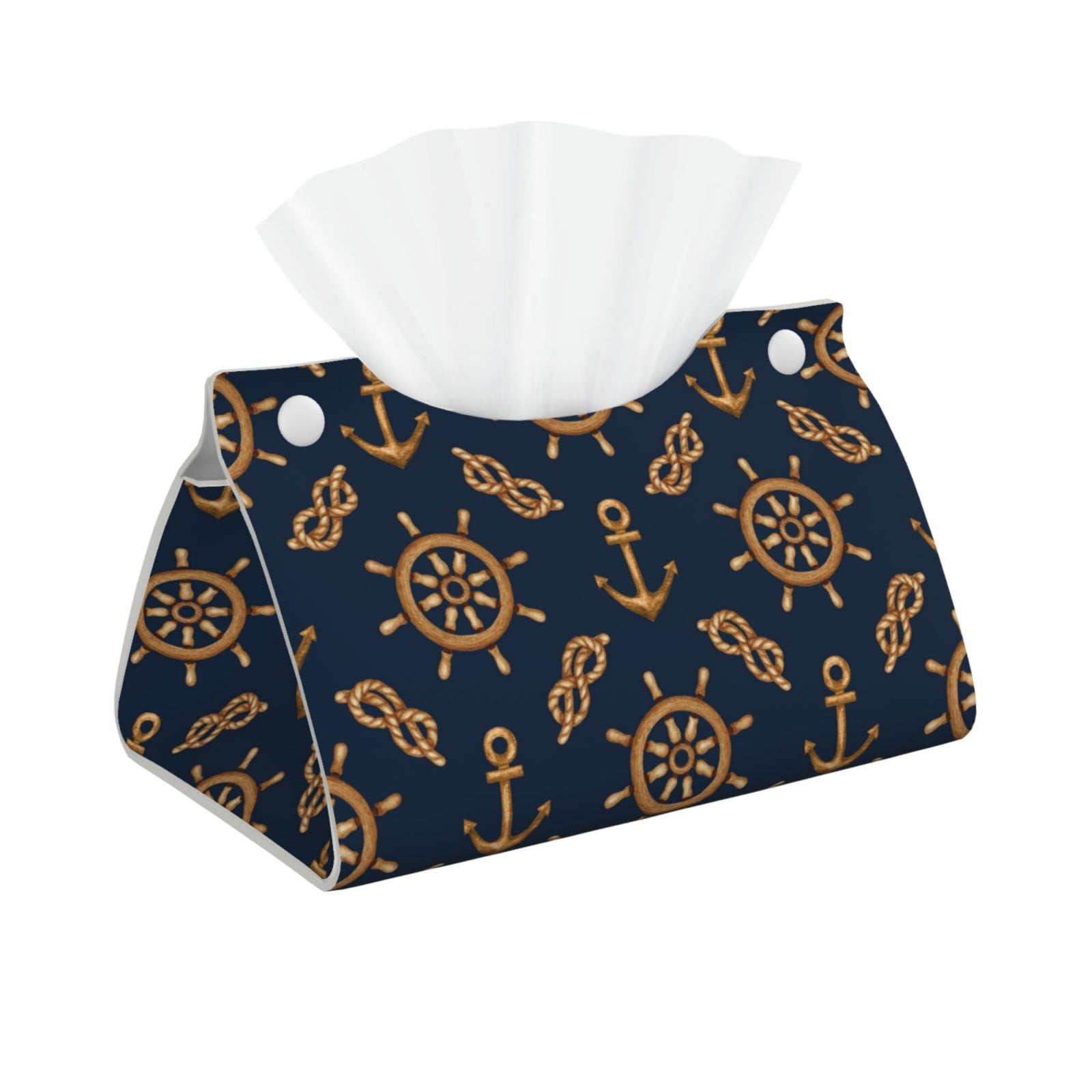 Tissue Box Cover Anchor Steering wheel Rope vintage Tissues Boxes ...
