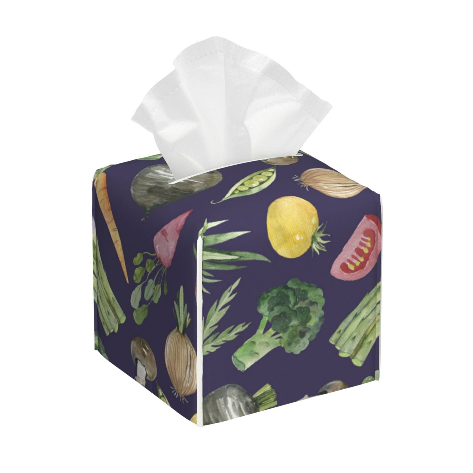 Tissue Box Cover Asparagus vegetable Print Tissues Boxes Holder ...