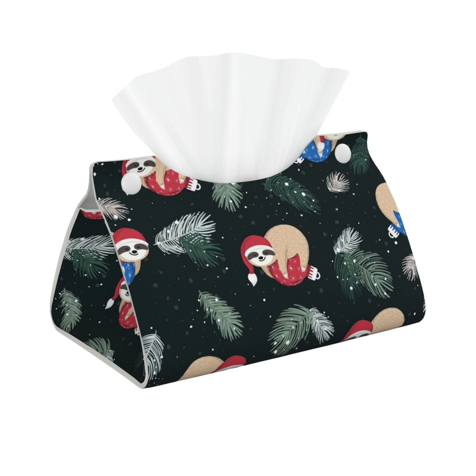 Tissue Box Cover, Baby Sloths Leather Rectangular Tissue Holder ...