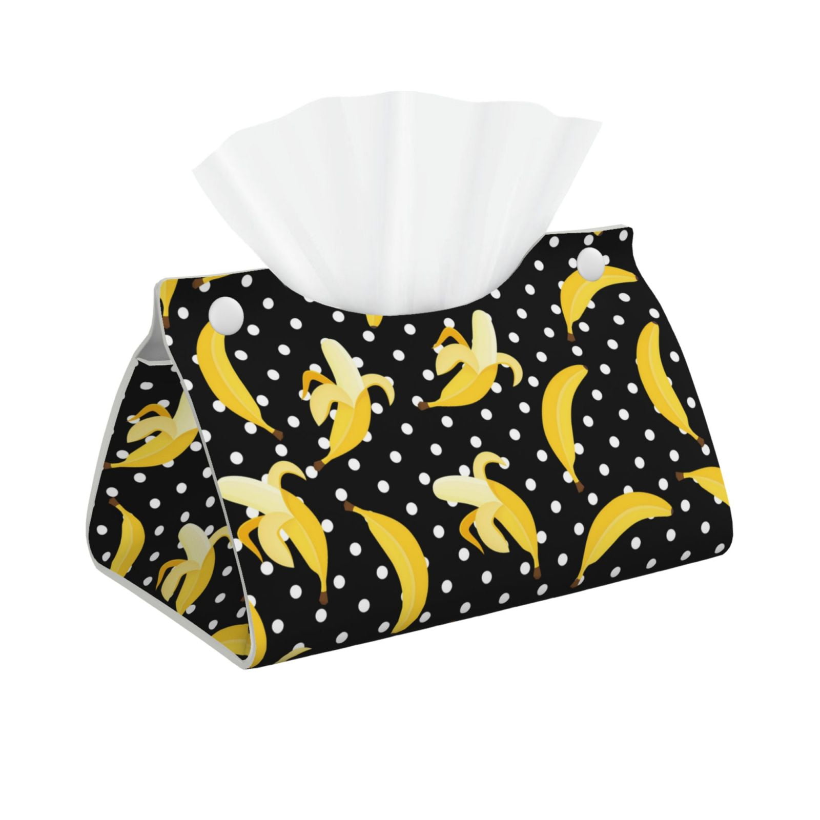 Tissue Box Cover Banana Tissues Boxes Holder Organizer for Bathroom ...