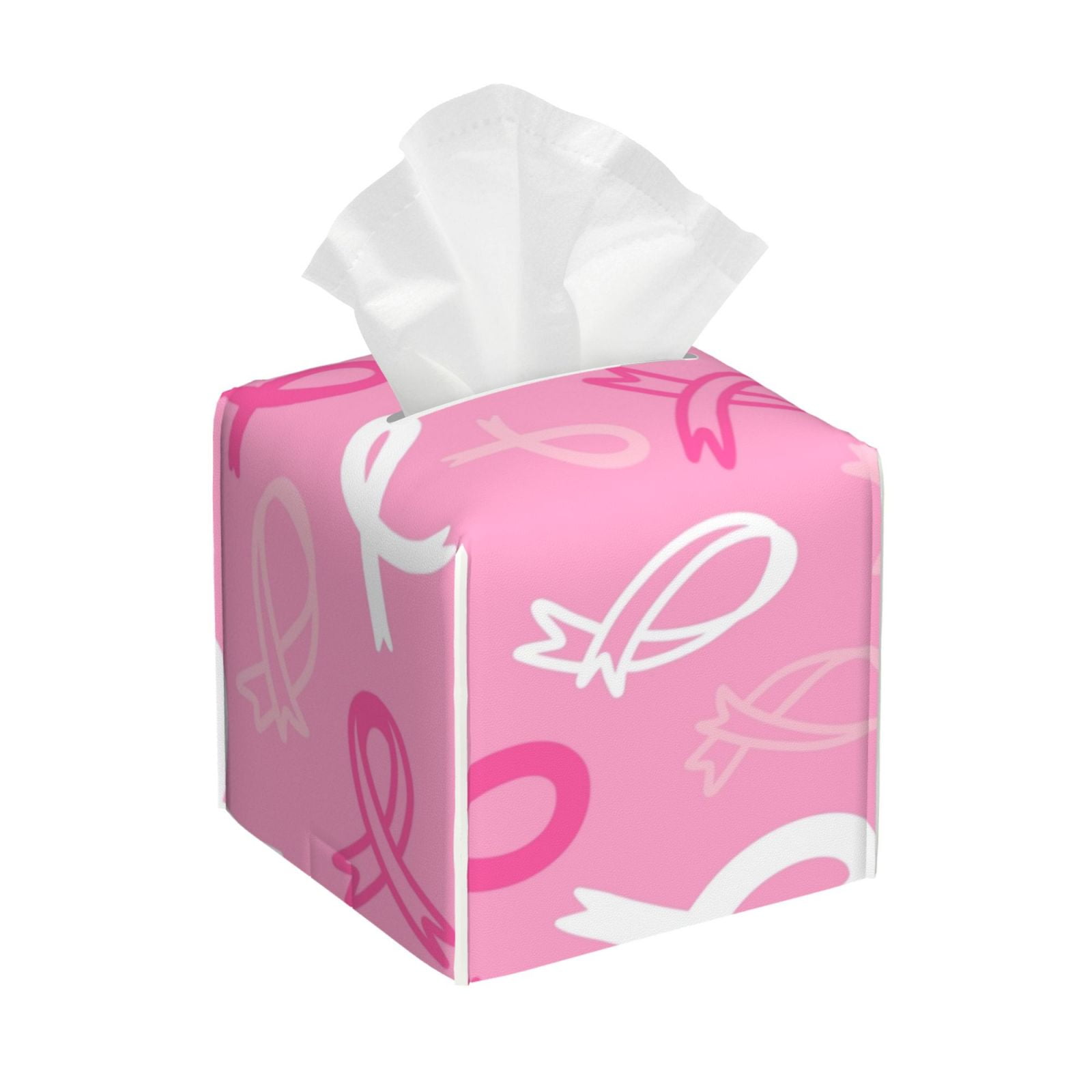Tissue Box Cover Breast Cancer Awareness A Tissues Boxes Holder ...