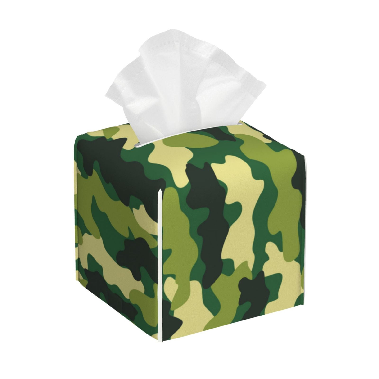 Tissue Box Cover Camo Green Classic Tissues Boxes Holder Organizer ...