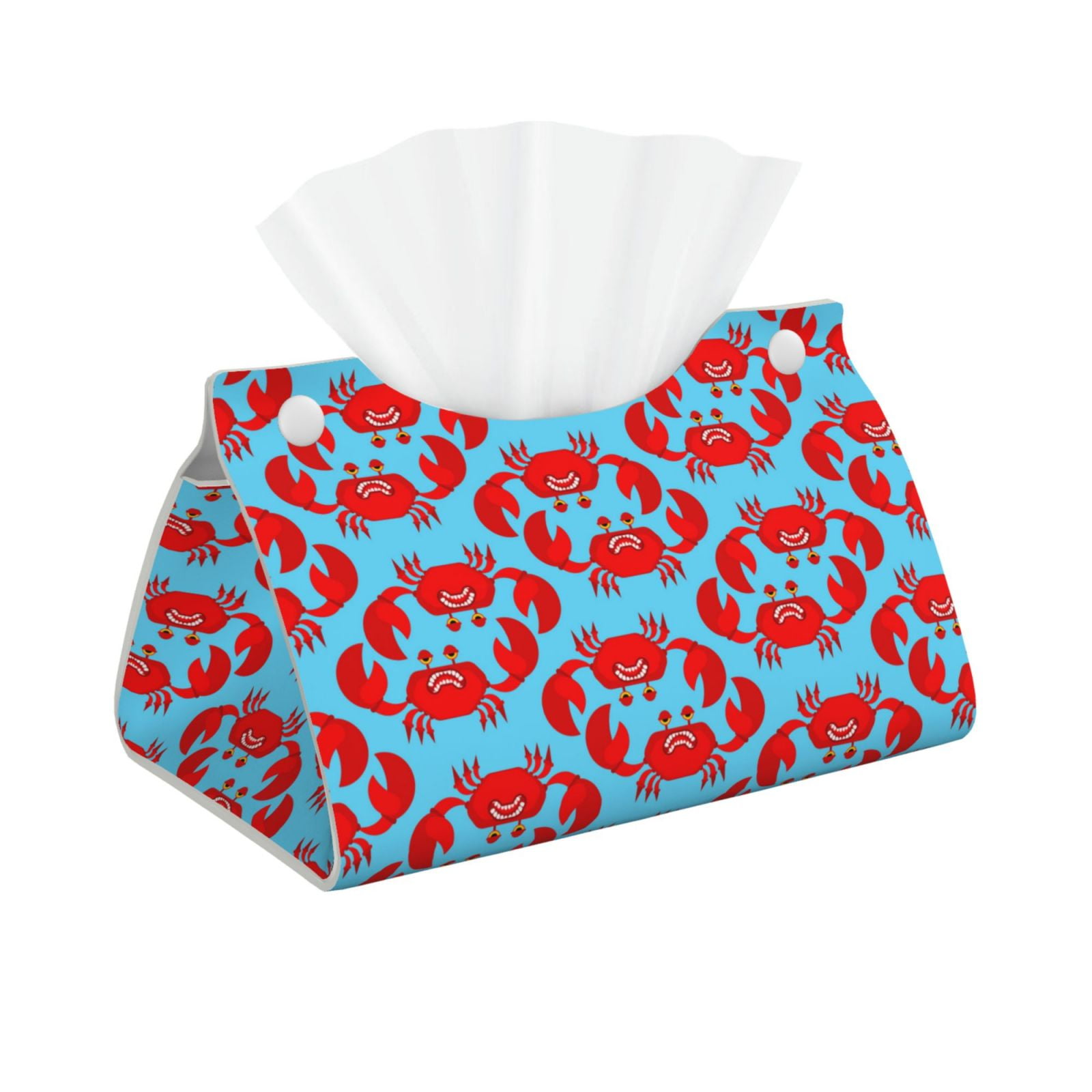 Tissue Box Cover Cartoon Crabs Tissues Boxes Holder Organizer for ...