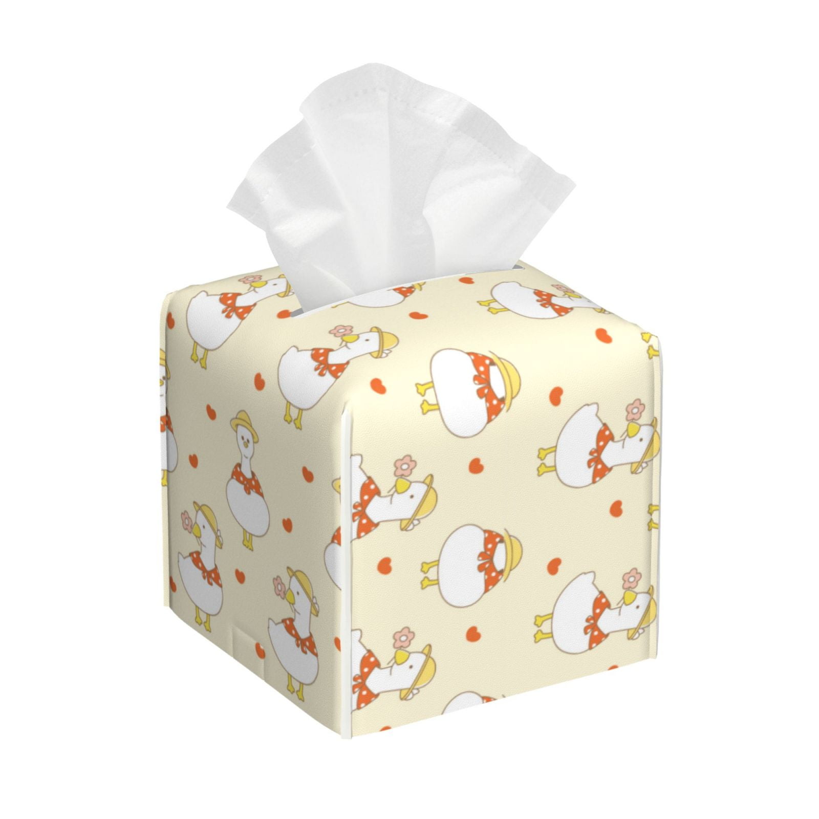 Tissue Box Cover Cartoon Cute Flower Love Tissues Boxes Holder ...