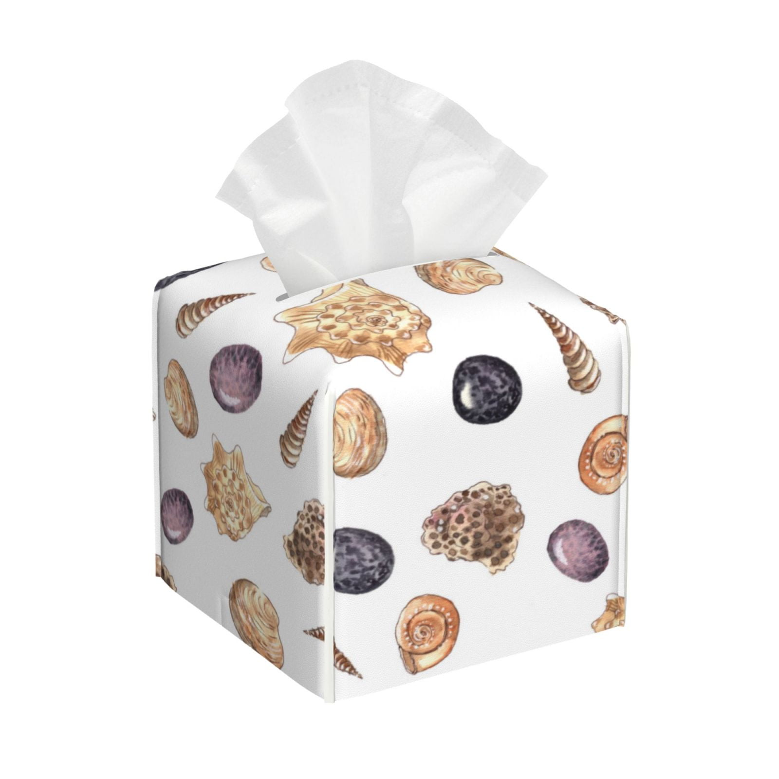 Tissue Box Cover Conch Shell No.J929 Tissues Boxes Holder Organizer ...
