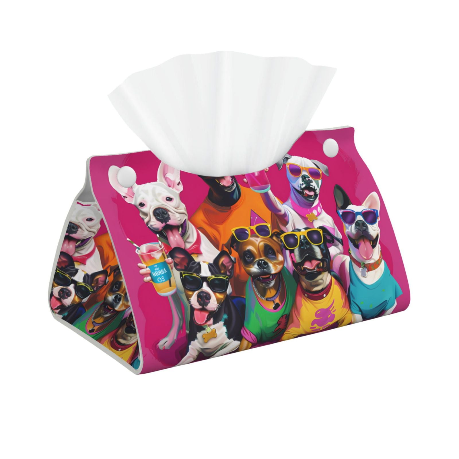 Tissue Box Cover Cool Puppy Dog No.104 Tissues Boxes Holder Organizer ...