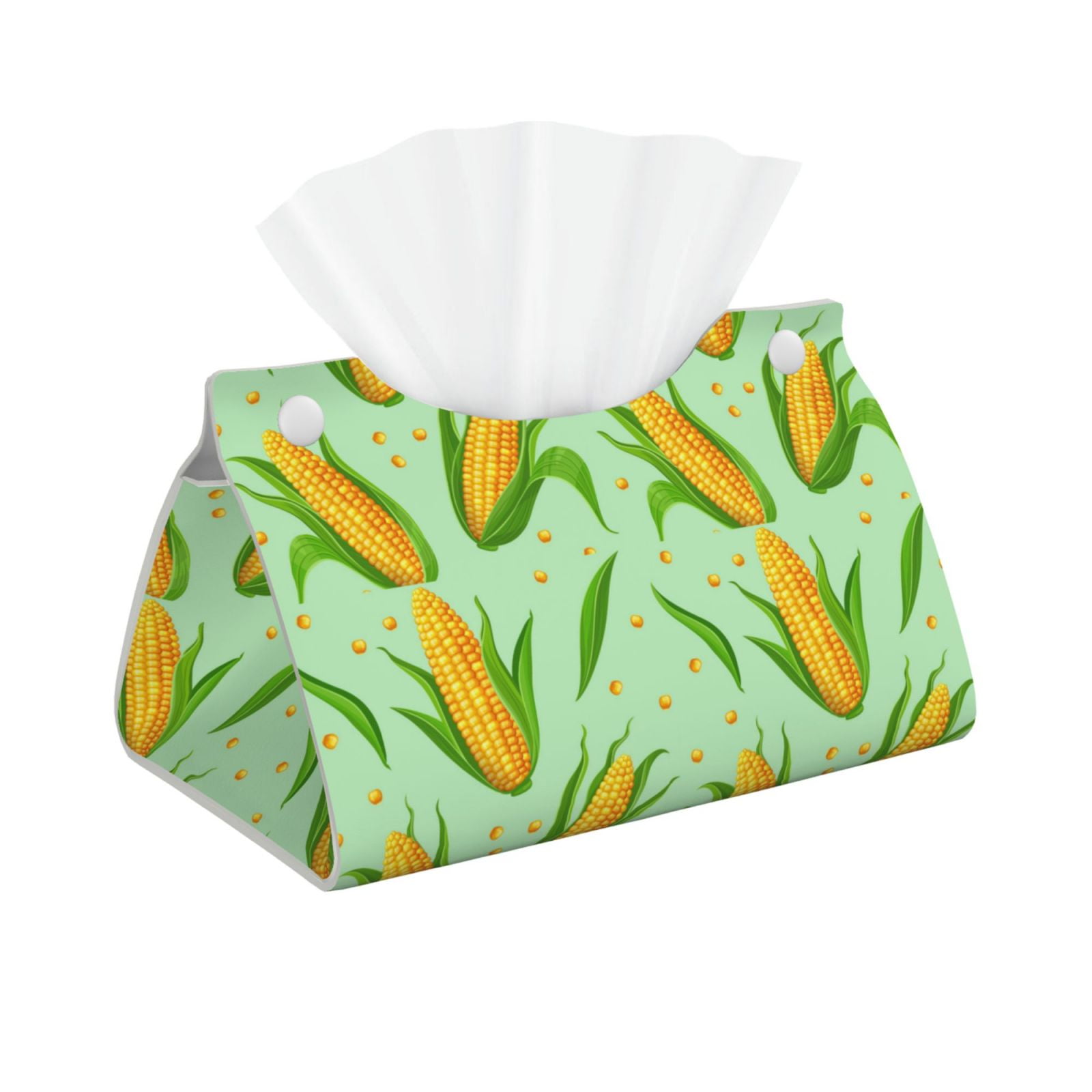Tissue Box Cover Corn 7 Tissues Boxes Holder Organizer for Bathroom ...