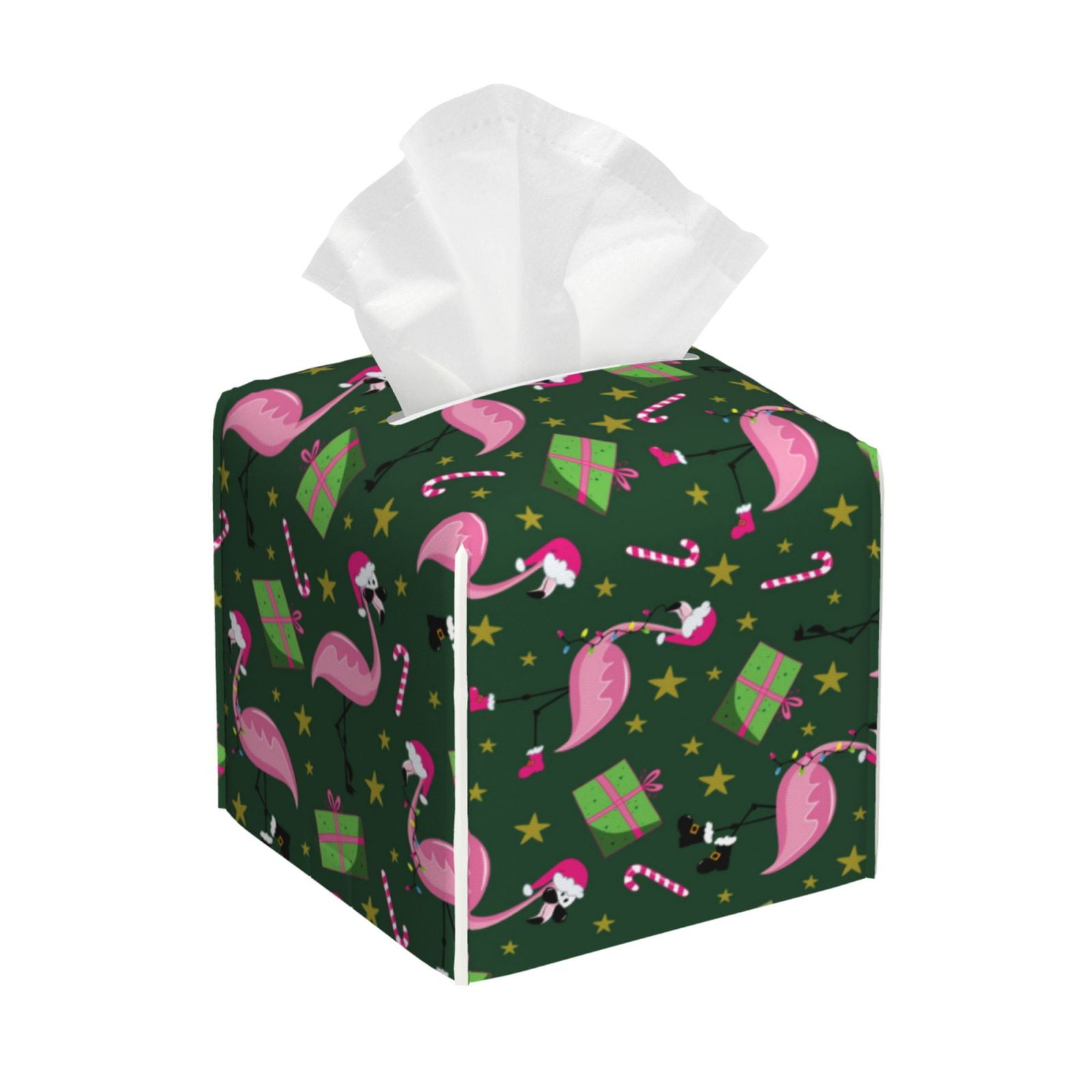 Tissue Box Cover Cute Christmas bird Tissues Boxes Holder Organizer ...