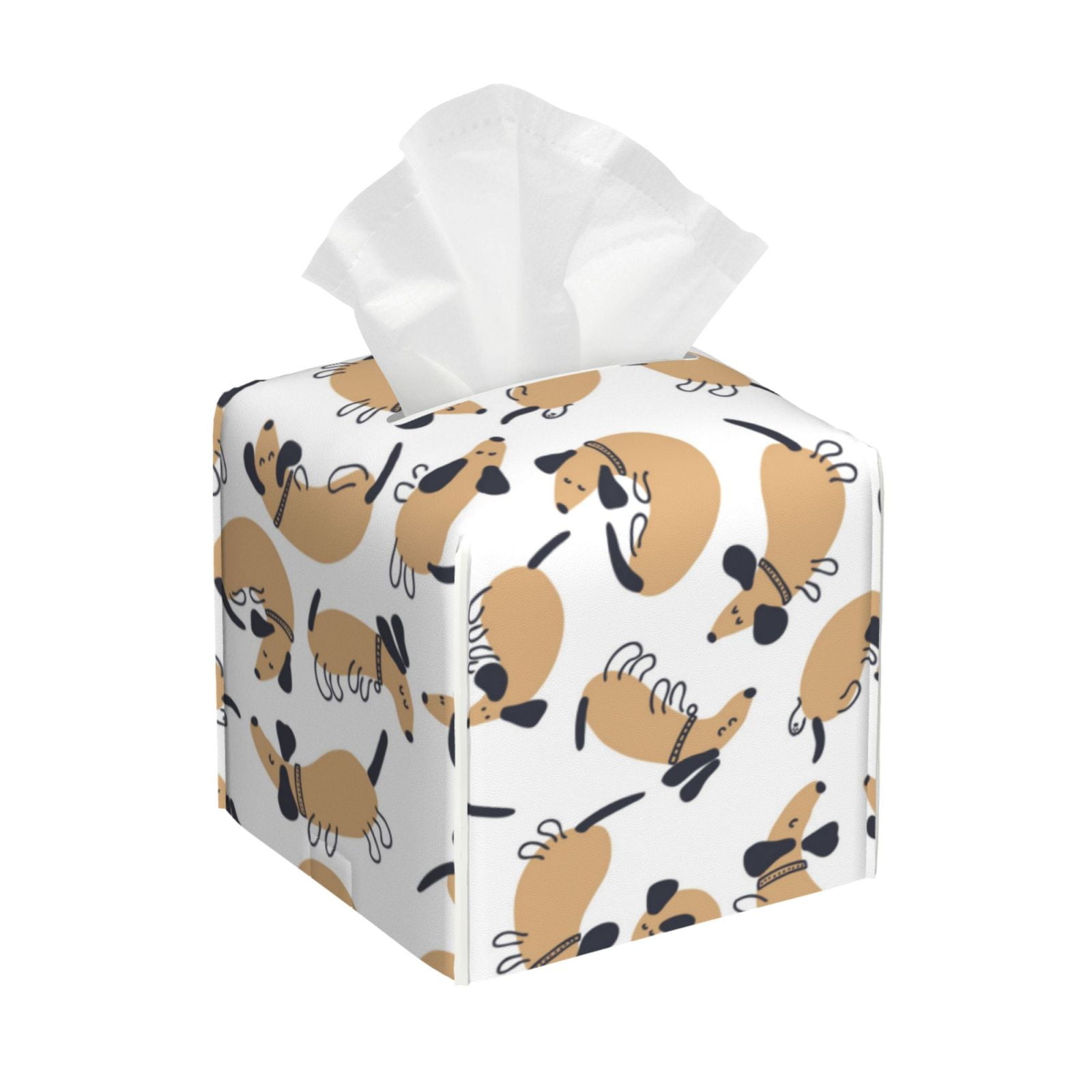 Tissue Box Cover, Dachshund Dog Puppy Interesting -Modern Square ...