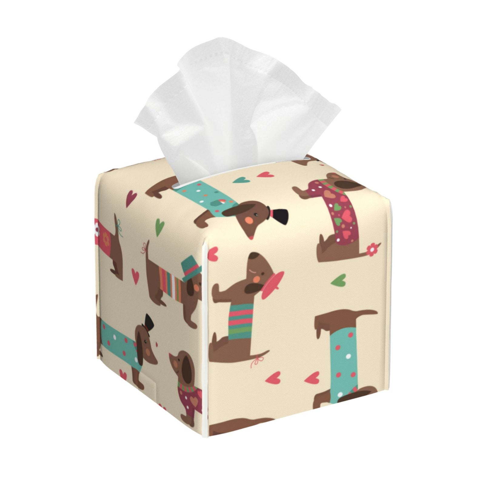 Tissue Box Cover Dachshund Dog Puppy No.1031 Tissues Boxes Holder ...