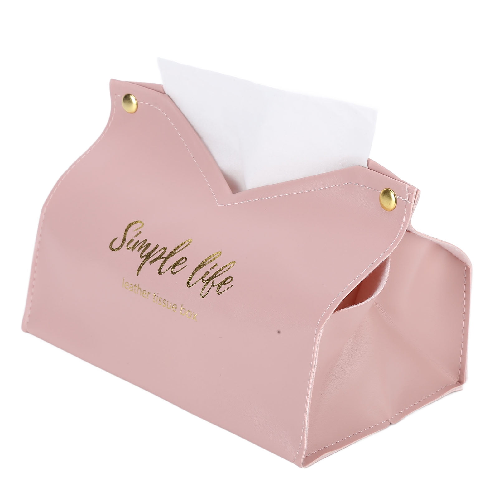 Tissue Box Cover, Decorative Leather Facial Paper Box Covers Holder ...