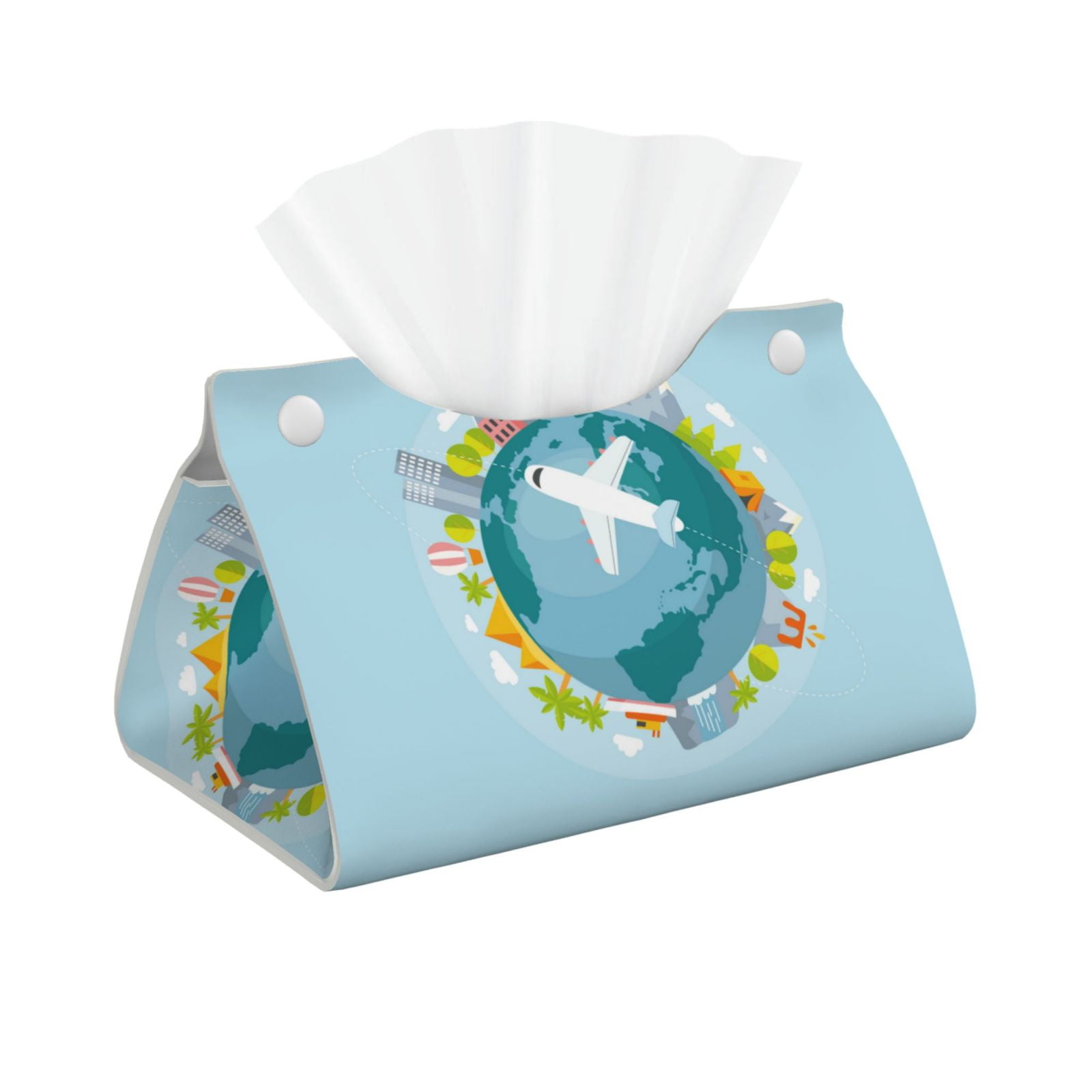 Tissue Box Cover Dreaming Travel Tissues Boxes Holder Organizer for ...