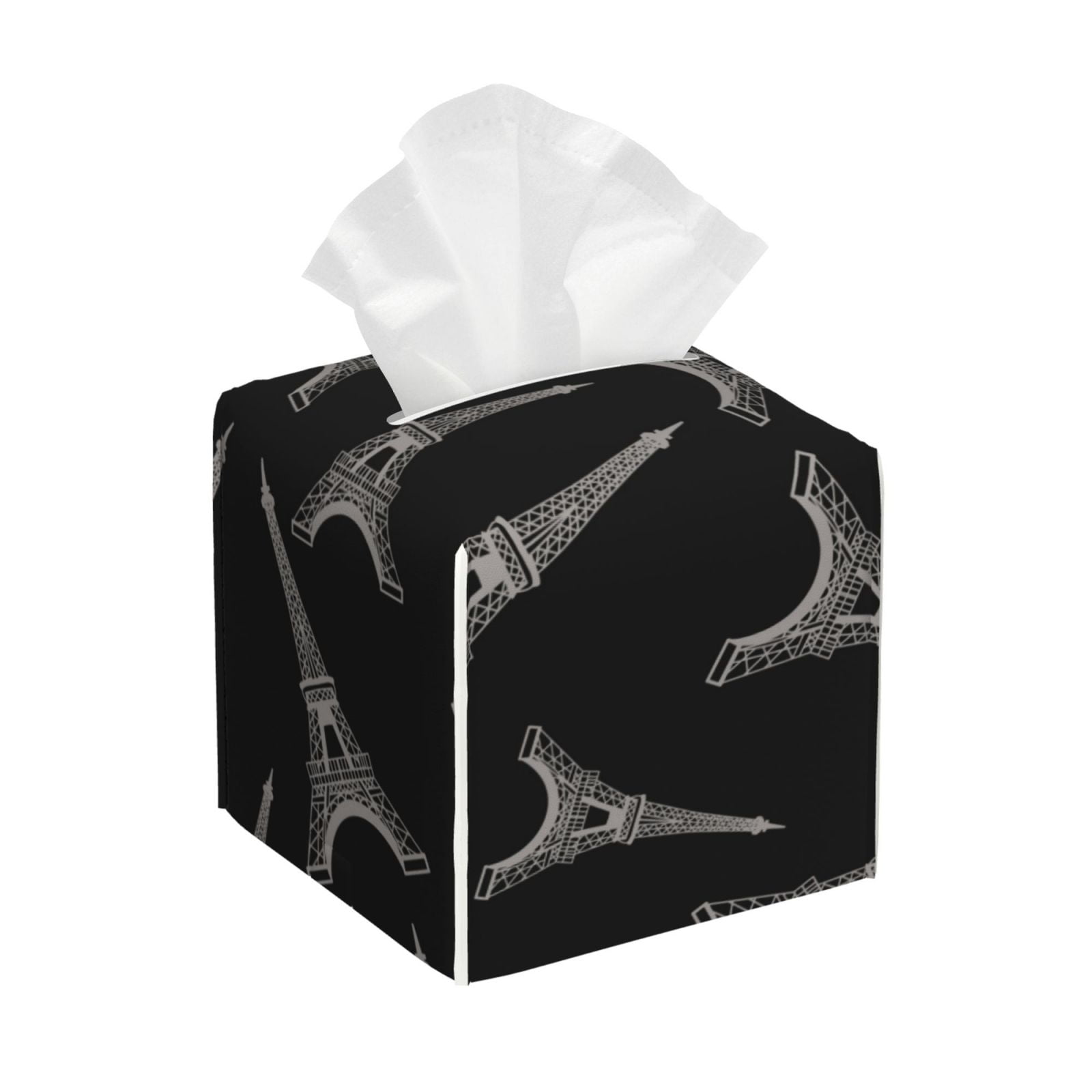 Tissue Box Cover Eiffel Tower Industrial Tissues Boxes Holder Organizer ...