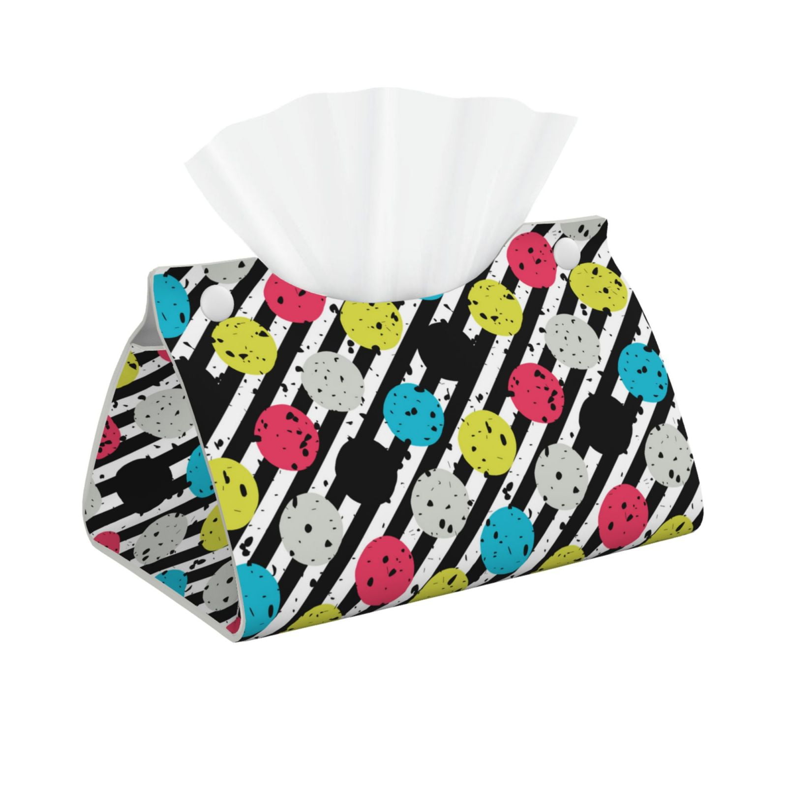 Tissue Box Cover Fashion Pop-art style polka dot Tissues Boxes Holder ...