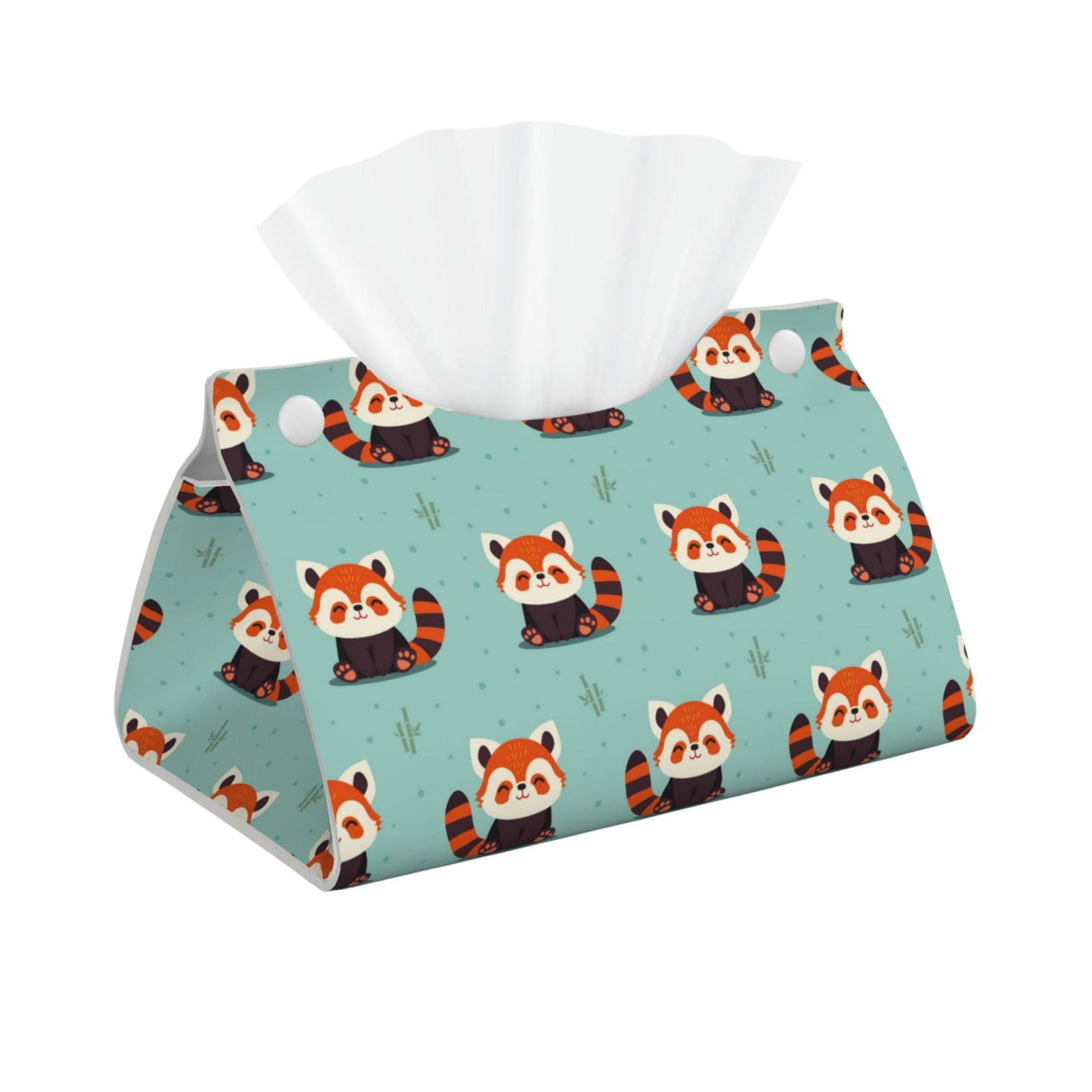 Tissue Box Cover Fox Tissues Boxes Holder Organizer for Bathroom ...