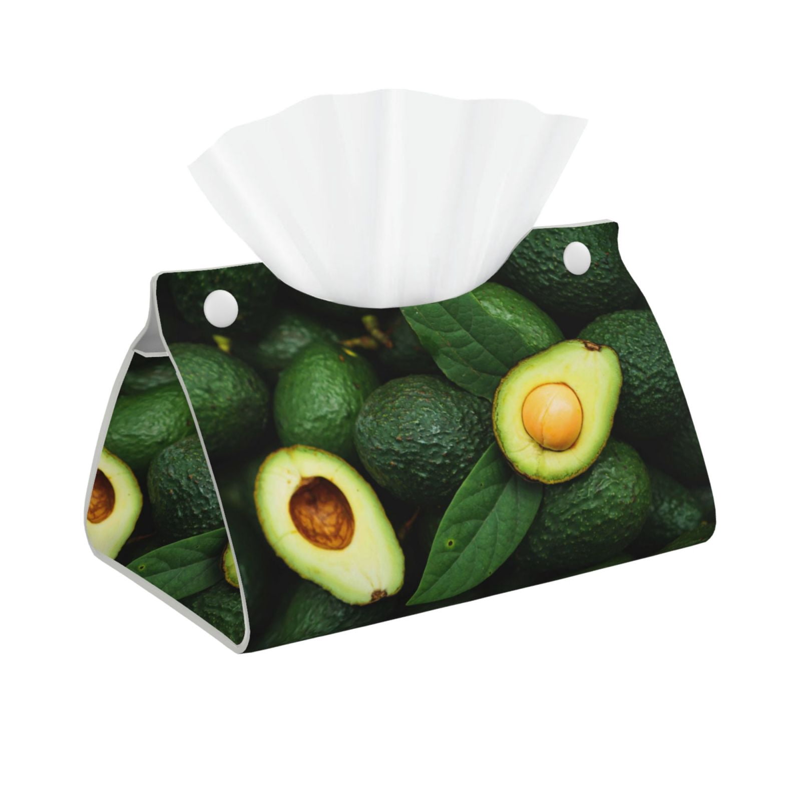 Tissue Box Cover Fresh Avocados Tissues Boxes Holder Organizer for ...