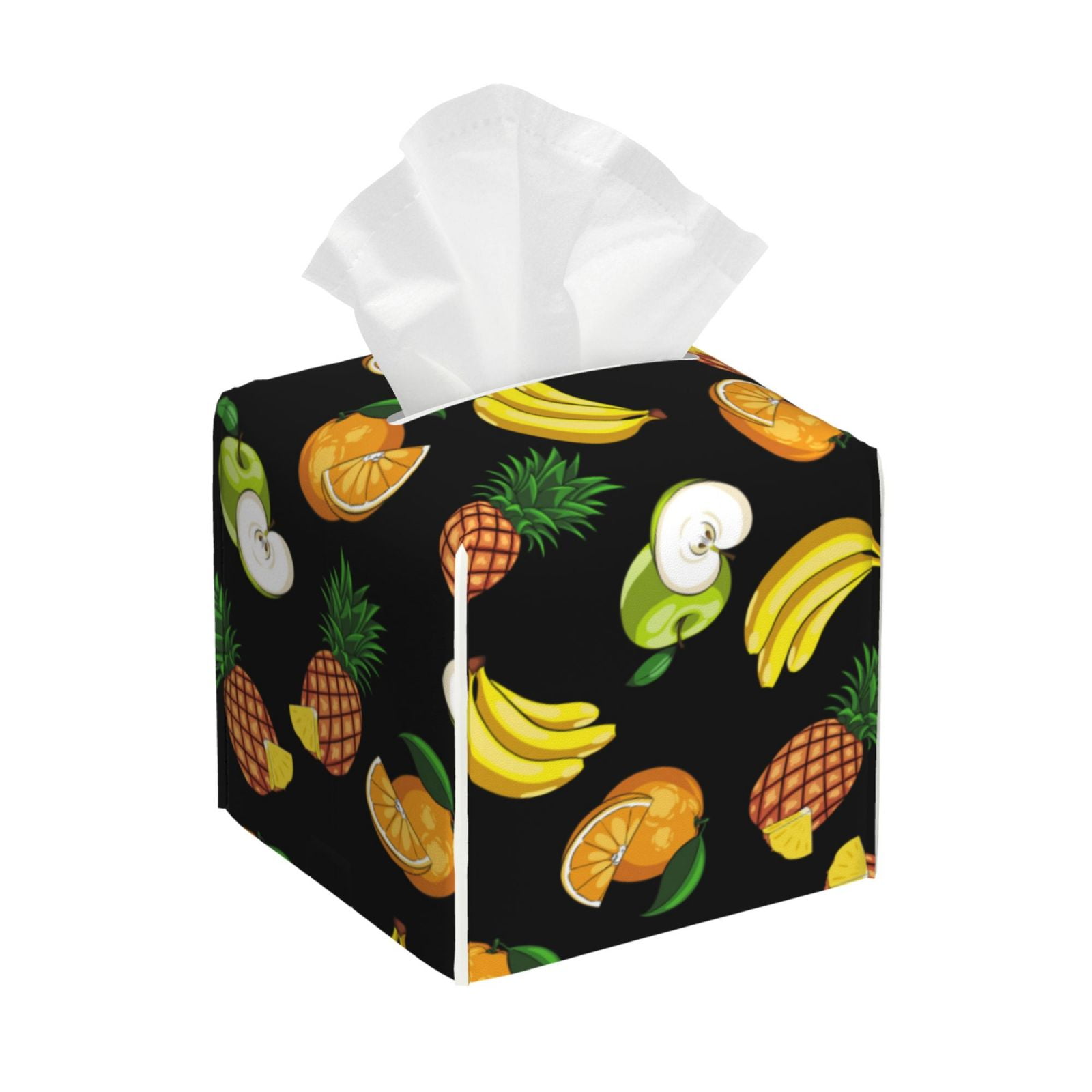 Tissue Box Cover Fruit Pineapple Banana Tissues Boxes Holder Organizer ...