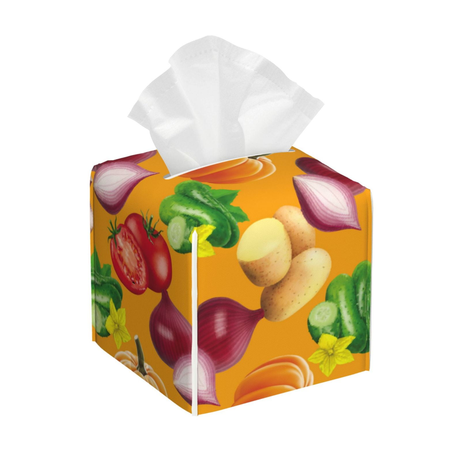 Tissue Box Cover Garlic onion pumpkin potato Tissues Boxes Holder ...