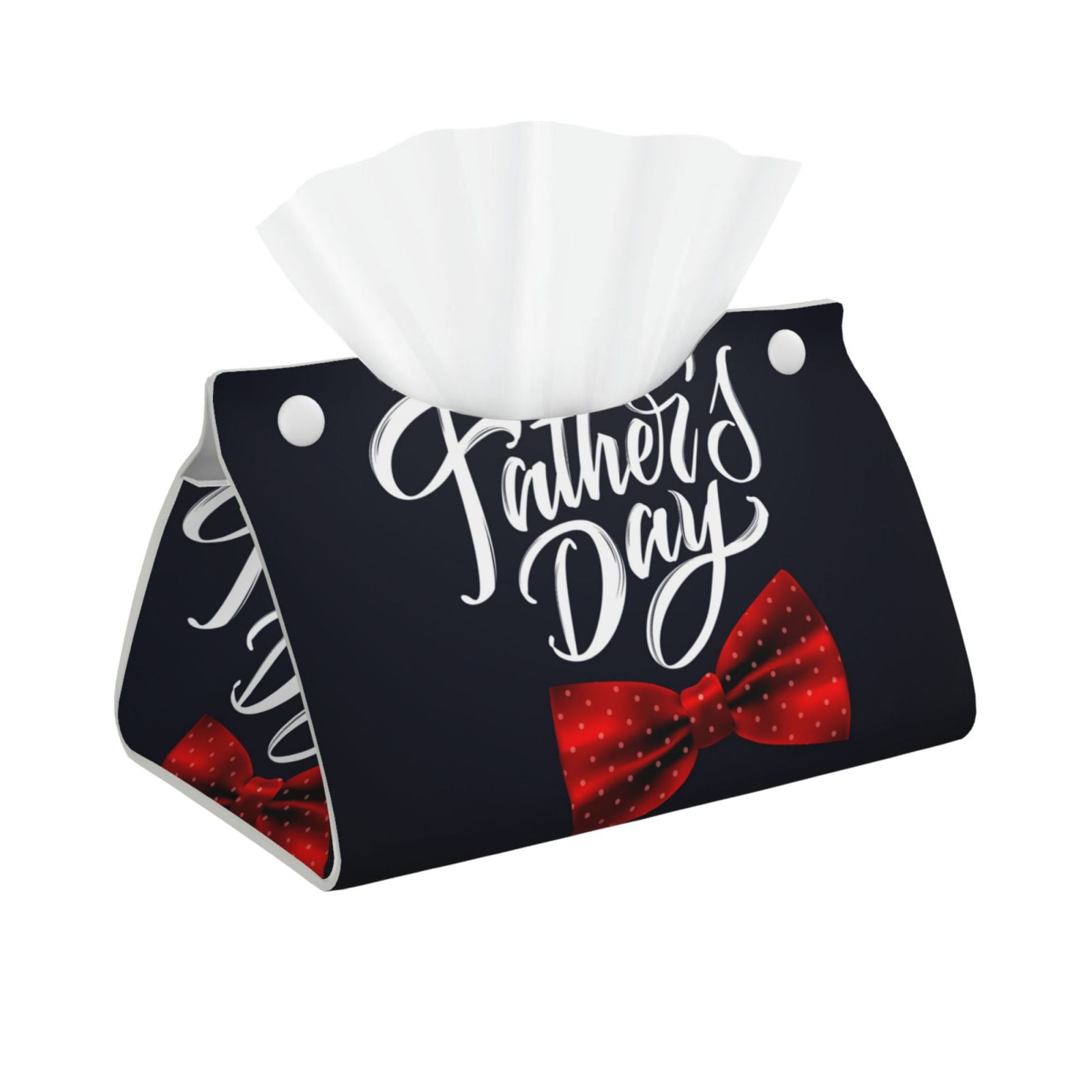 Tissue Box Cover, Happy Father'S Day (4) Leather Rectangular Tissue ...