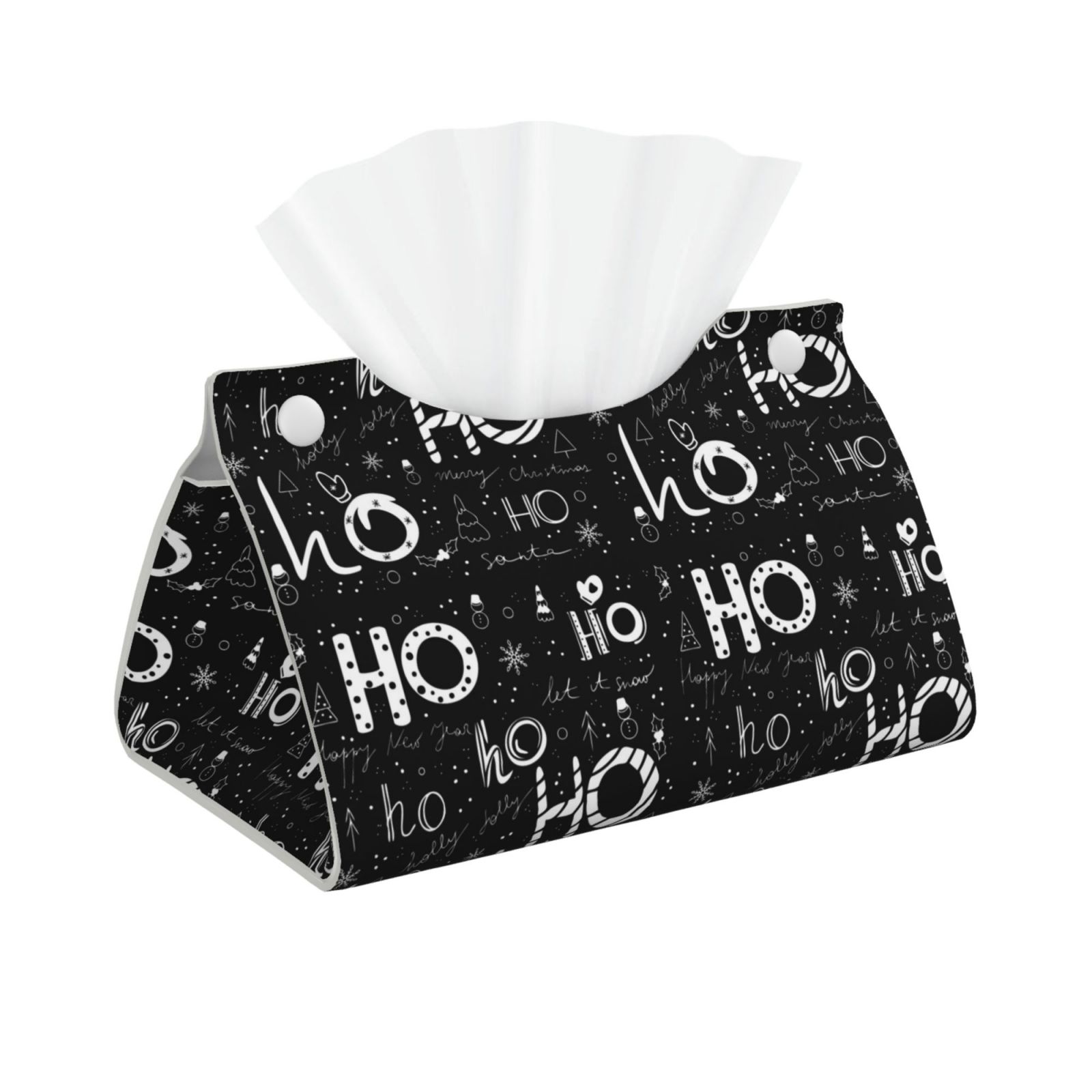 Tissue Box Cover Ho-Ho-Ho 2 Tissues Boxes Holder Organizer for Bathroom ...