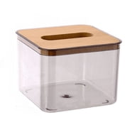 Leather Tissue Box Cover Square - Tissue Holder Aesthetic PU Leather ...