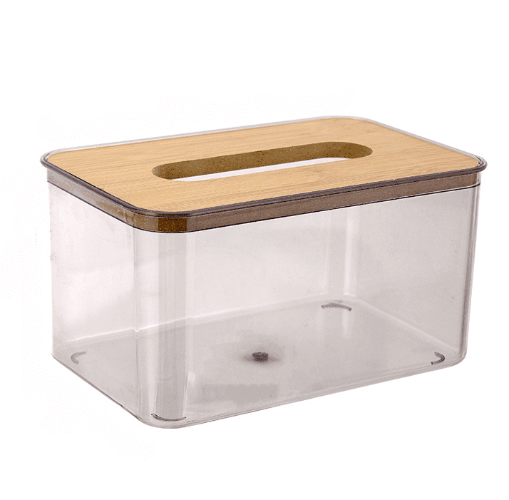 Tissue Box Cover Holder, Modern Transparent Rectangular/Square/Round ...