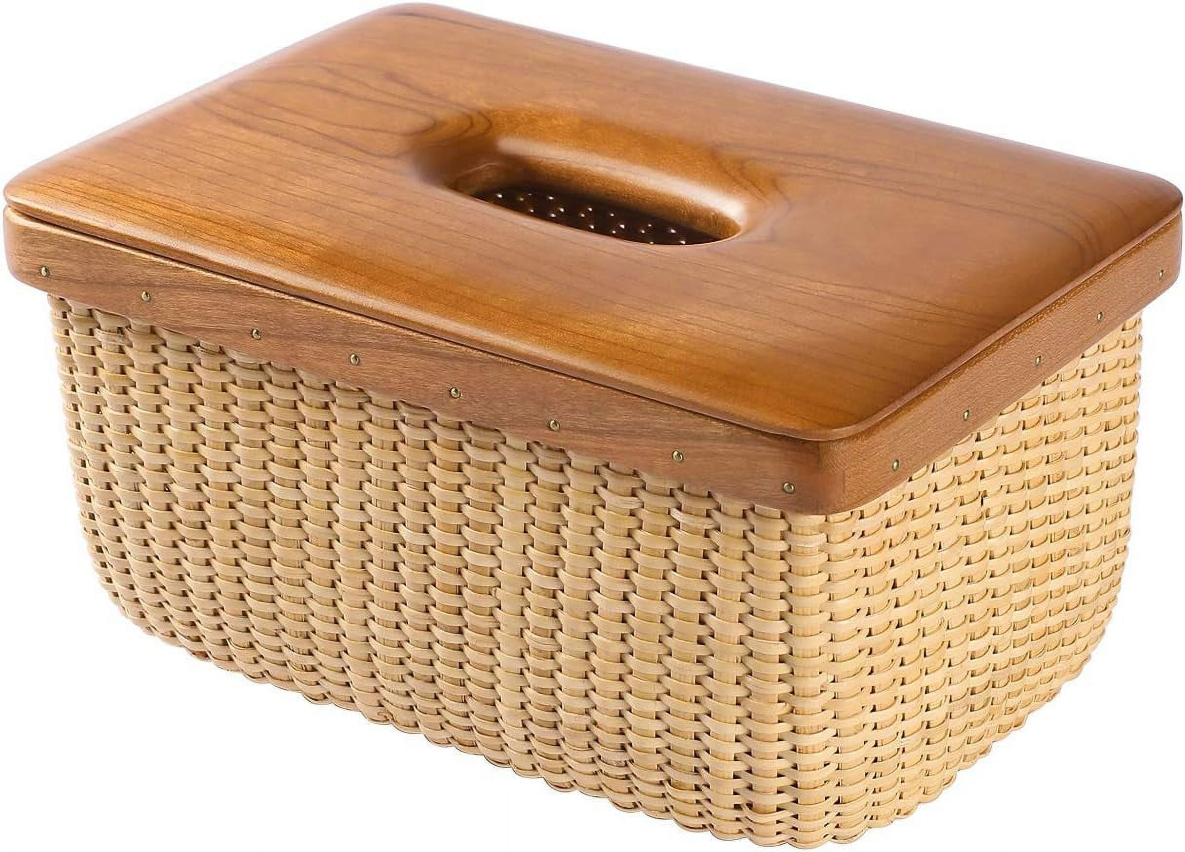 Tissue Box Cover Holder Rattan Tissue Box, Box Covers Rectangular ...