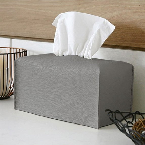Tissue Box Cover Holder, Square with Bottom Belt - Tissue Box Cover ...