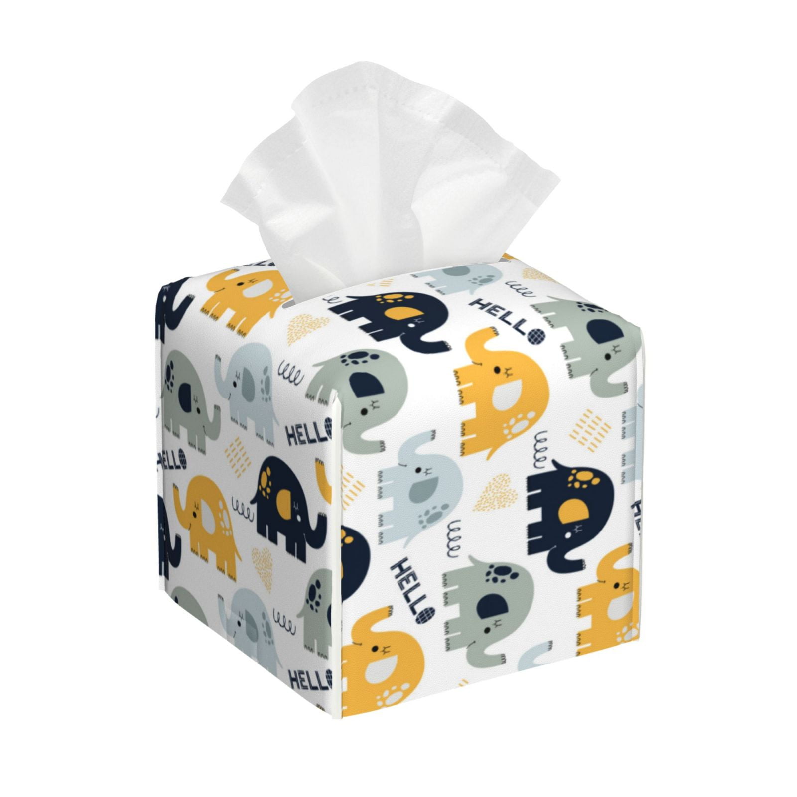 Elephant Tissue Box Cover