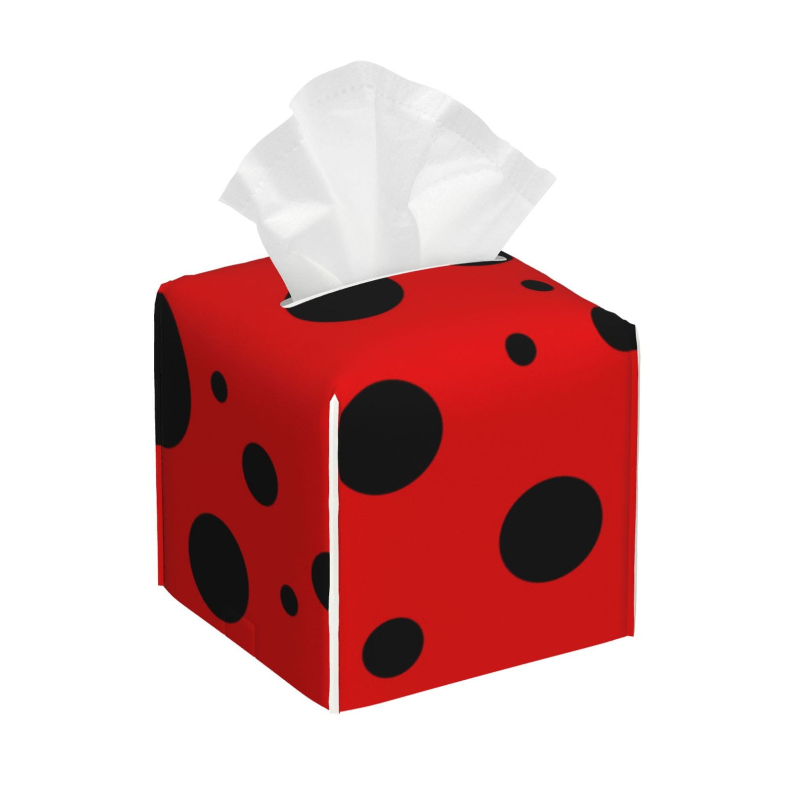 Tissue Box Cover Ladybug Pattern Tissues Boxes Holder Organizer ...