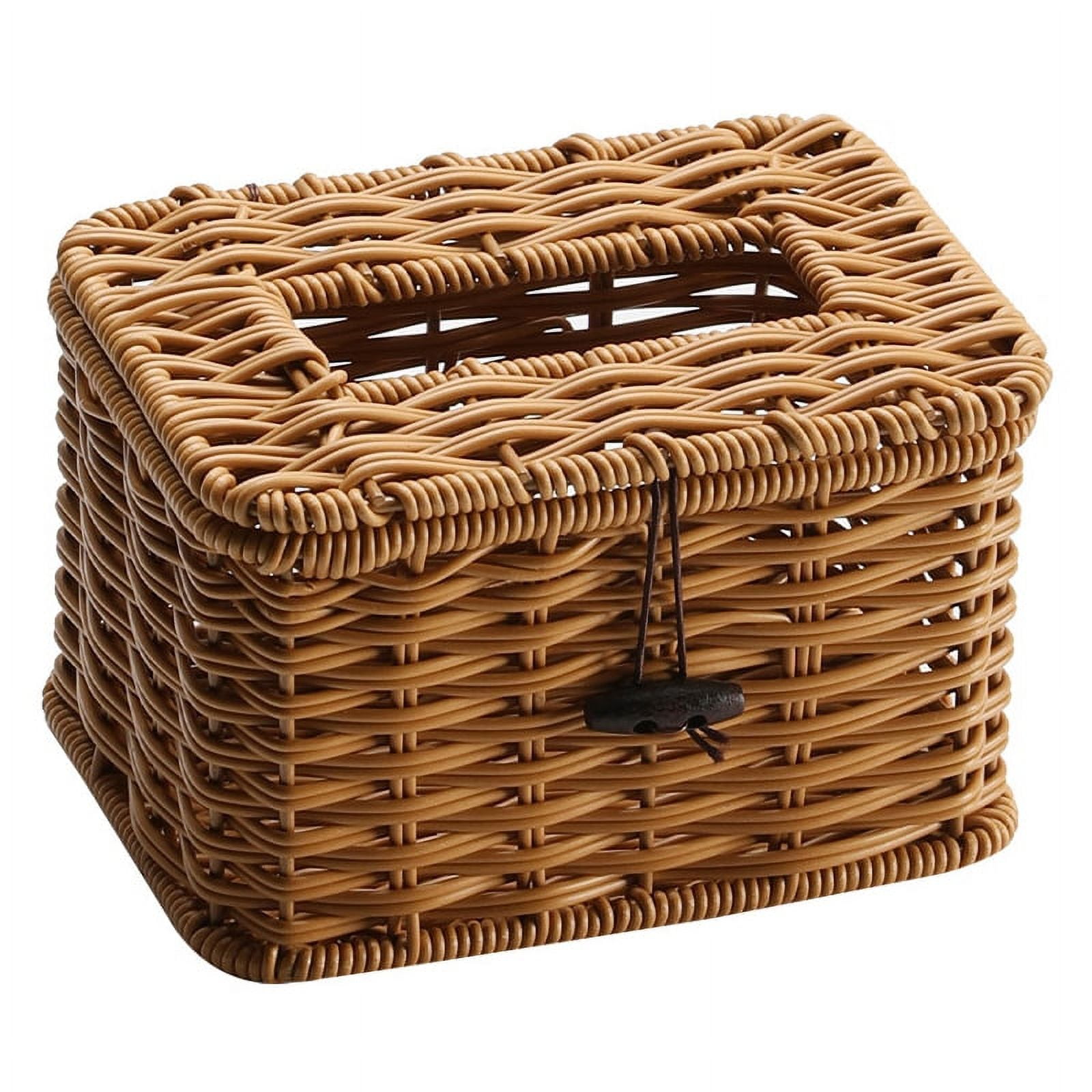 Tissue Box Cover Large Rectangle Tissue Box Rattan Tissue Box Holder ...