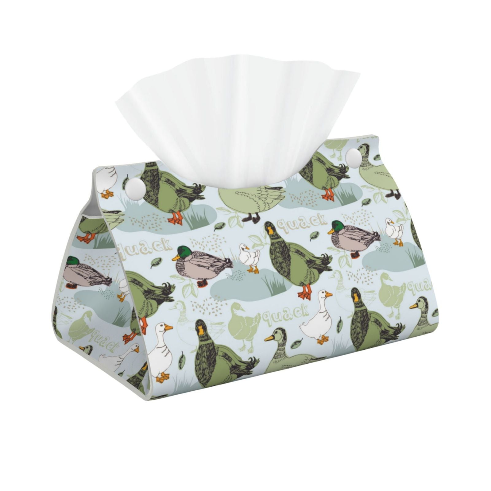 Tissue Box Cover Mallard Ducks Wild Birds Tissues Boxes Holder ...