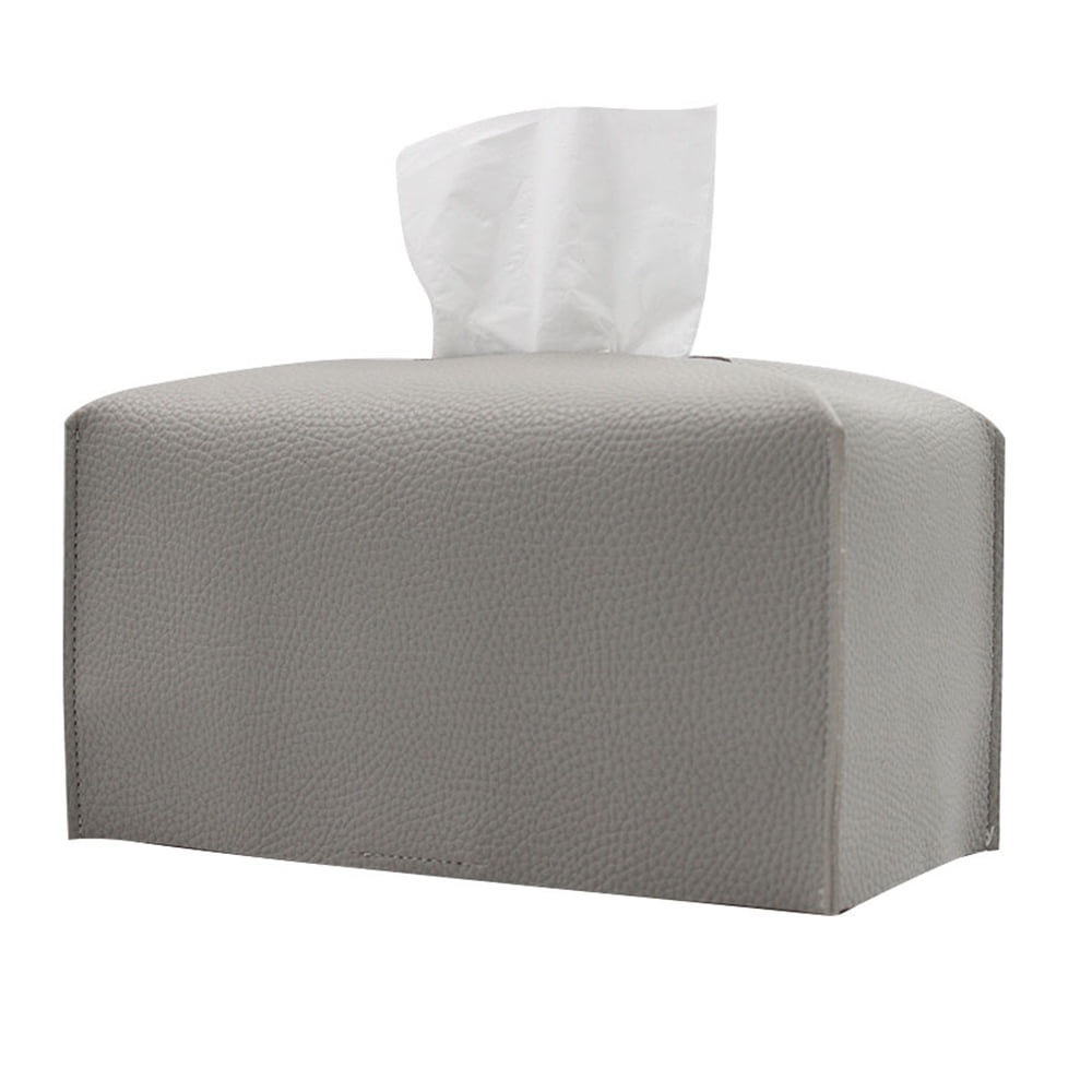 Tissue Box Cover, Modern Decorative Leather Rectangular Tissue Box Case ...