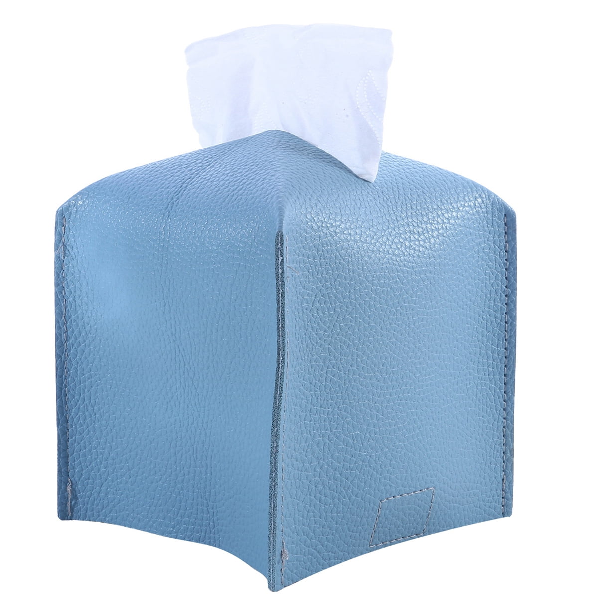 Tissue Box Cover, Modern Square Cube Covers PU Leather Tissue Storage ...