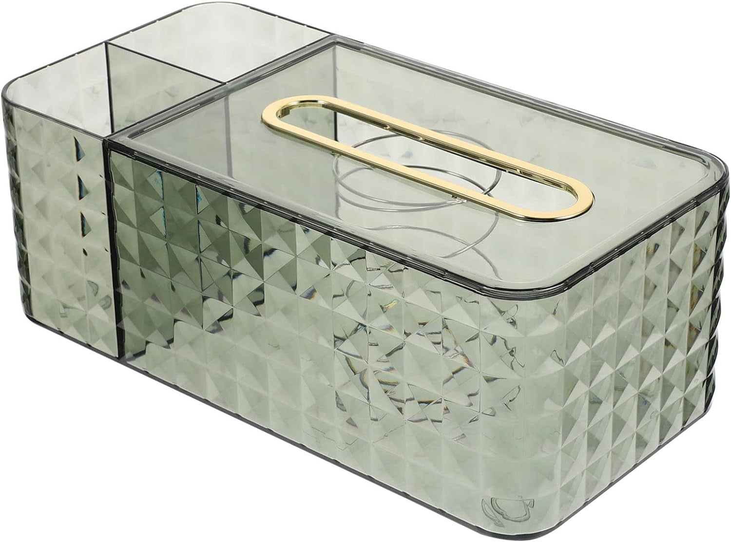 Tissue Box Cover, Multifunction Tissue Storage Box, Home Transparent ...