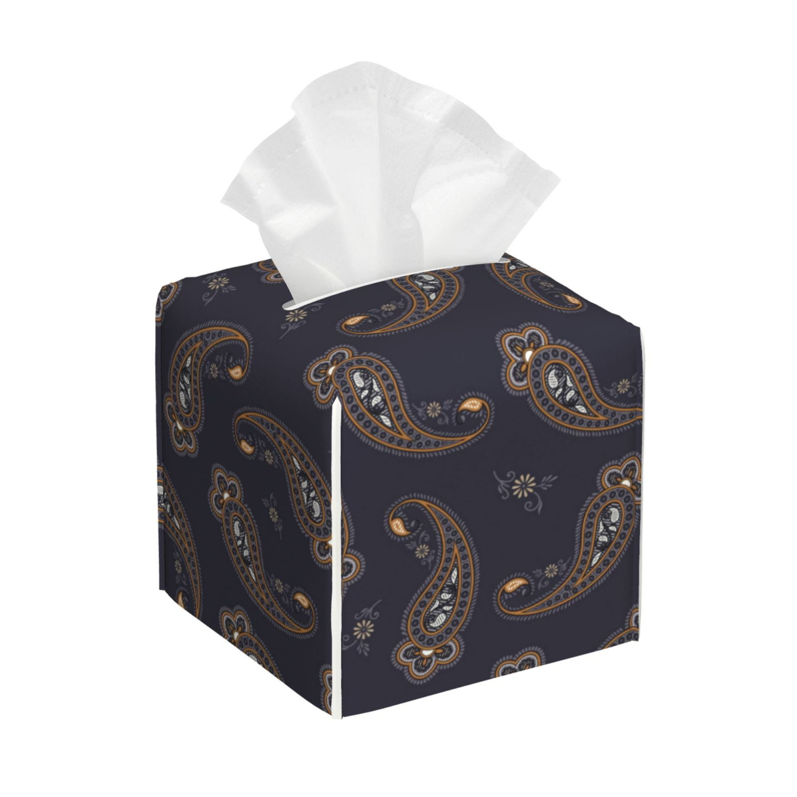 Tissue Box Cover Paisley Pattern No.90126 Tissues Boxes Holder ...