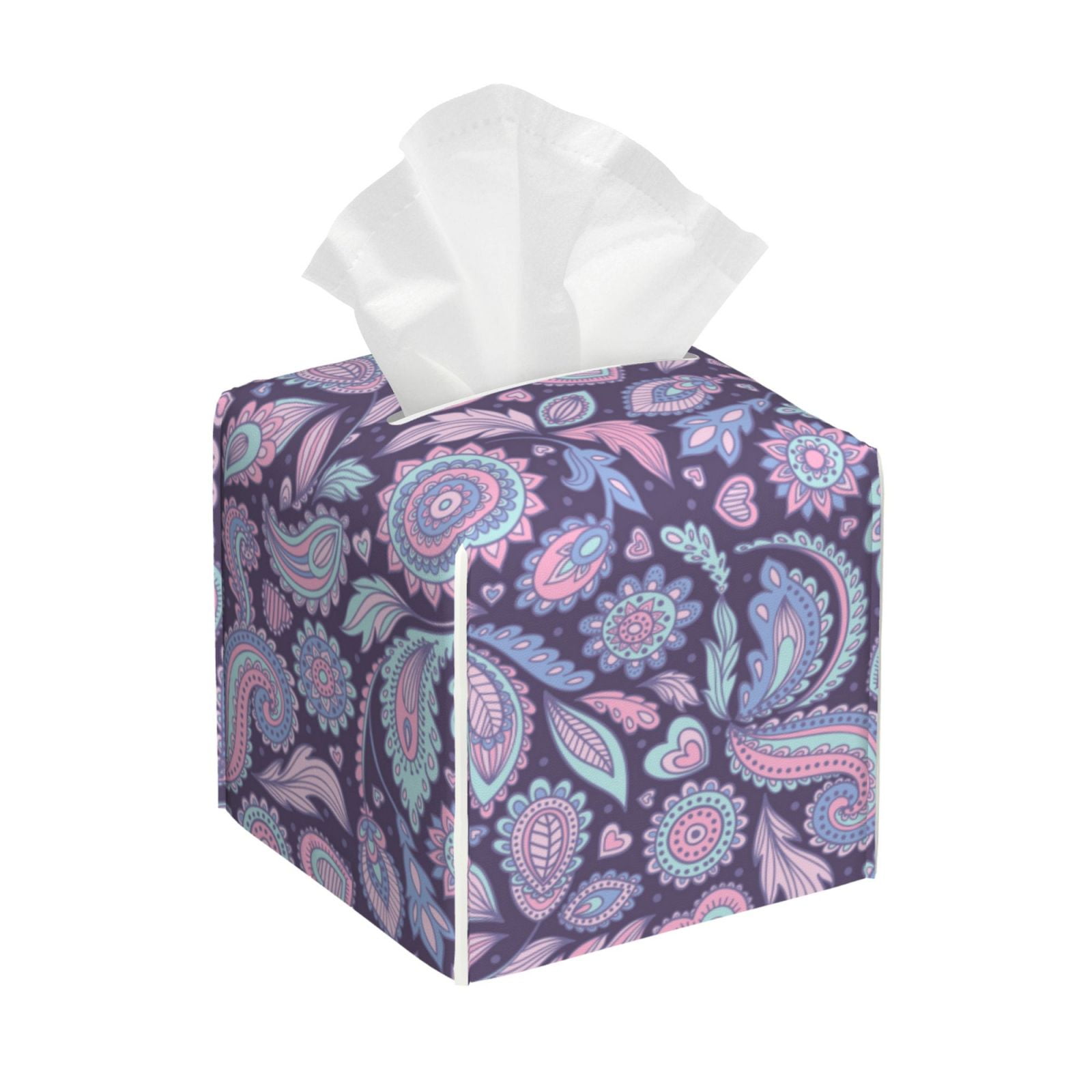 Tissue Box Cover Paisley Print No.J91 Tissues Boxes Holder Organizer ...