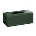 Tissue Box Cover, Premium Leather Tissue Box Holder for Home, Office ...