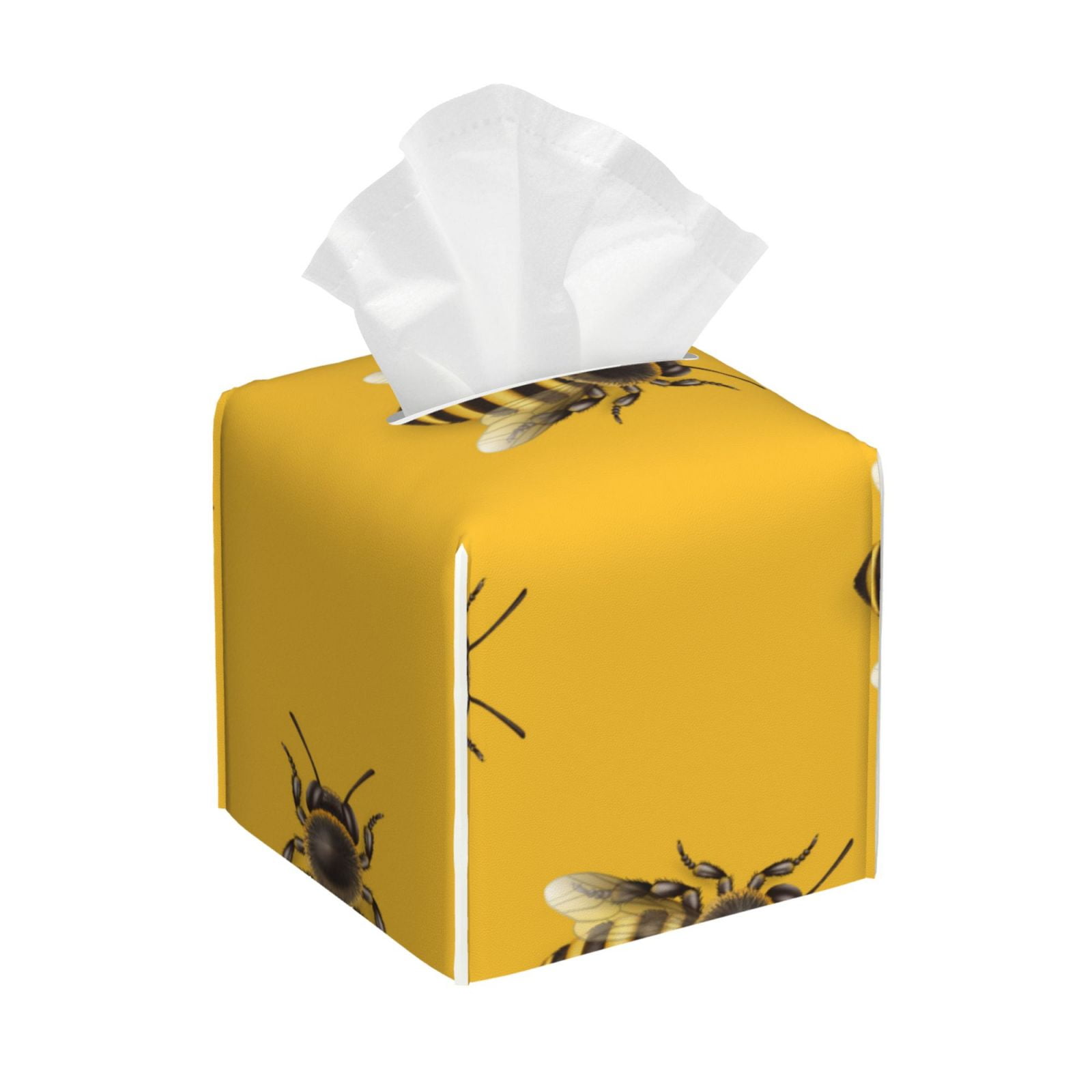 Tissue Box Cover Realistic Bee cute cool yellow Tissues Boxes Holder ...