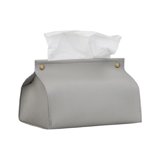 Tissue Box Cover Rectangle, Solid Color Tissue Box Cover, PU Leather ...