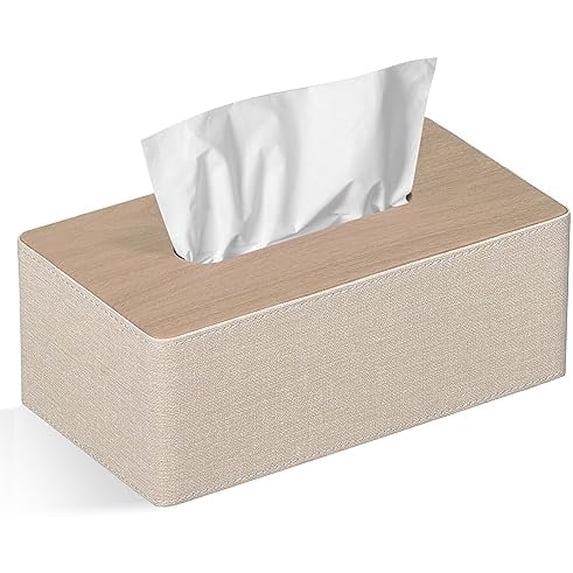 Tissue Box Cover Rectangular 9.8"(L) x 5.3"(W) x 4.3"(H) Refined Modern ...