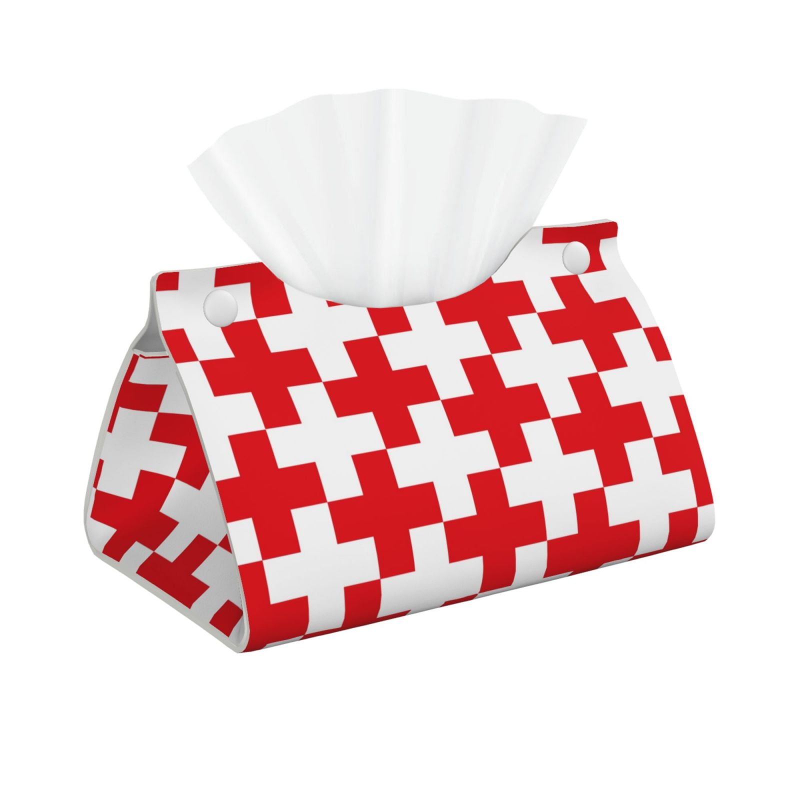 Tissue Box Cover Red Cross 1 Tissues Boxes Holder Organizer for ...