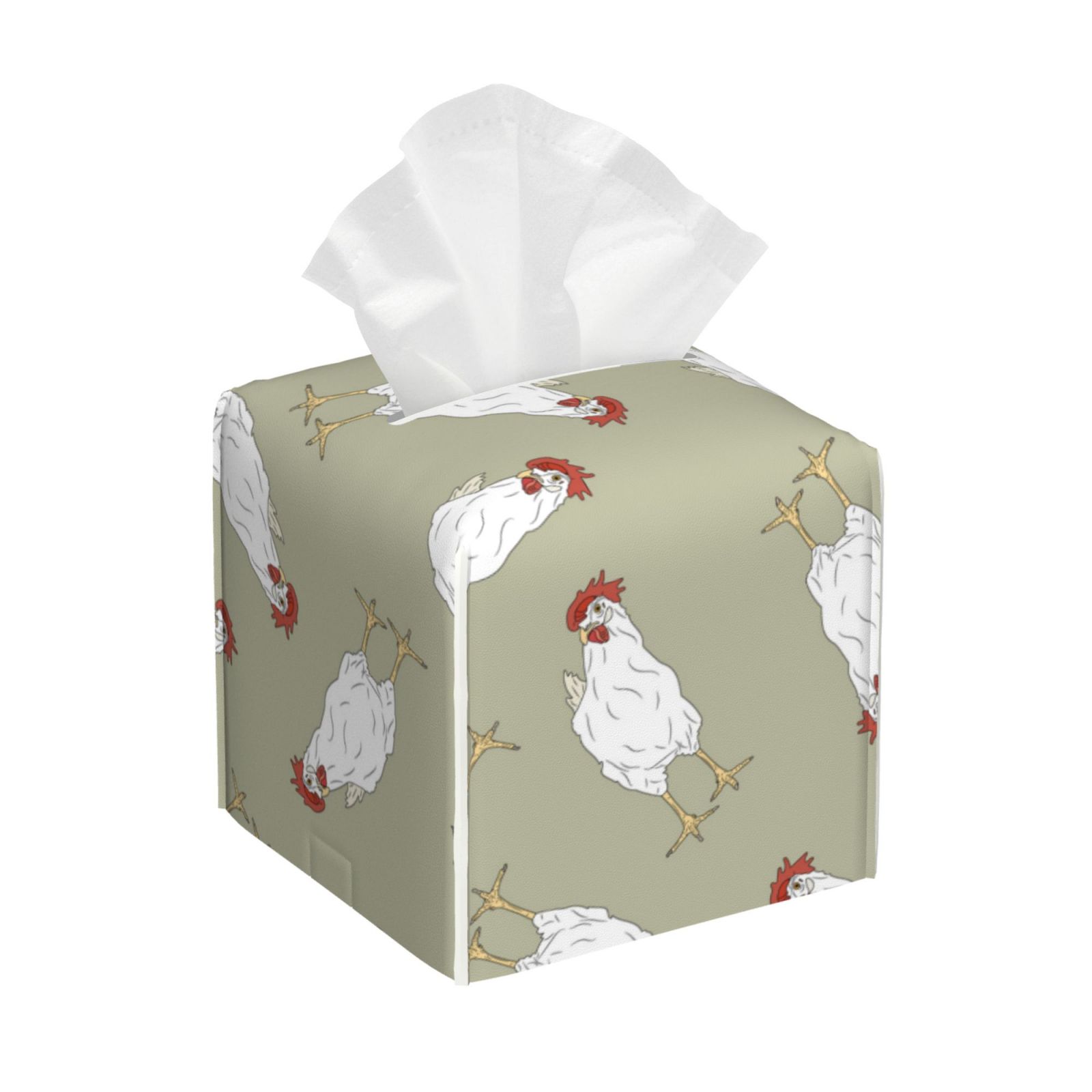 Tissue Box Cover Spirited Cartoon Cute Chicken Tissues Boxes Holder ...