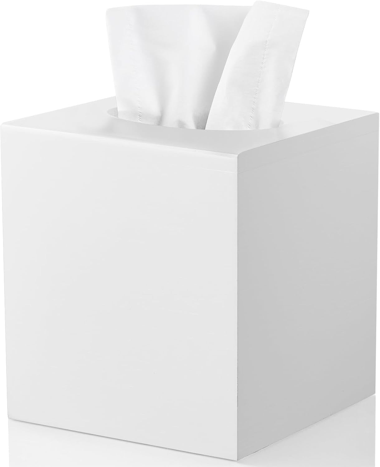 Tissue Box Cover Square - Acacia Wood Tissue Box Holder for Tabletop ...
