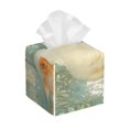 Tissue Box Cover Square Holder Leather Facial Paper Case - Walmart.com