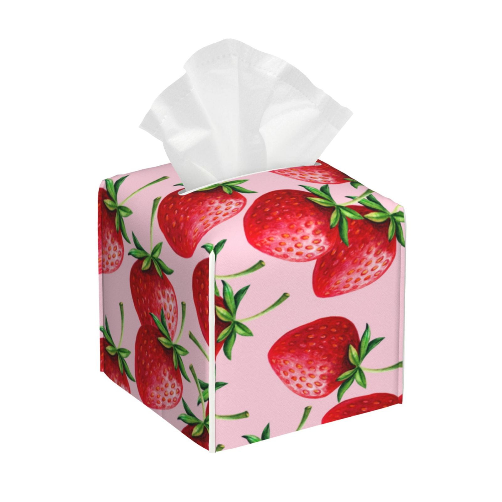 Tissue Box Cover Strawberry funny Tissues Boxes Holder Organizer ...