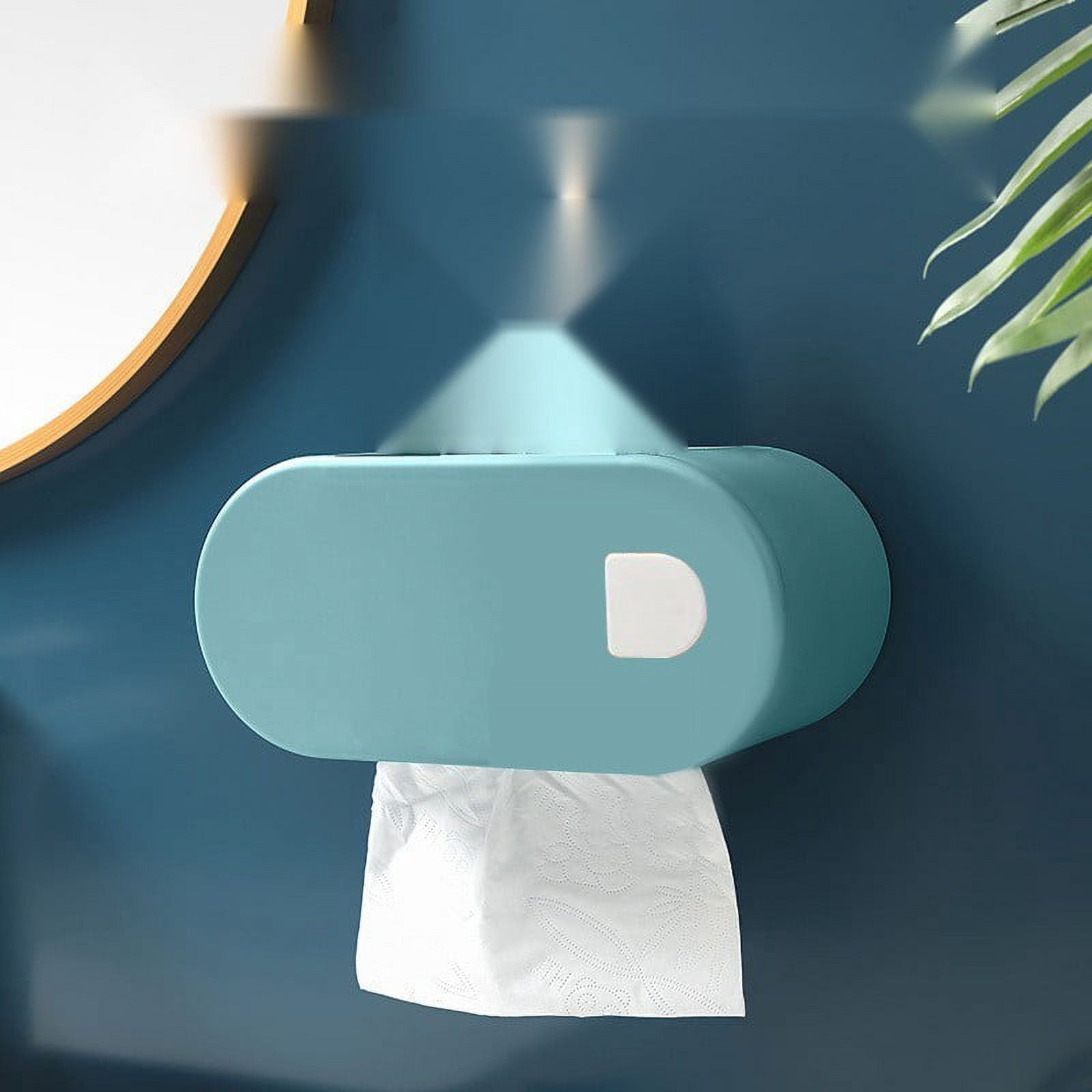 Tissue Box Cover Wall-mounted Smiling Face Tissue Box for Home Living ...