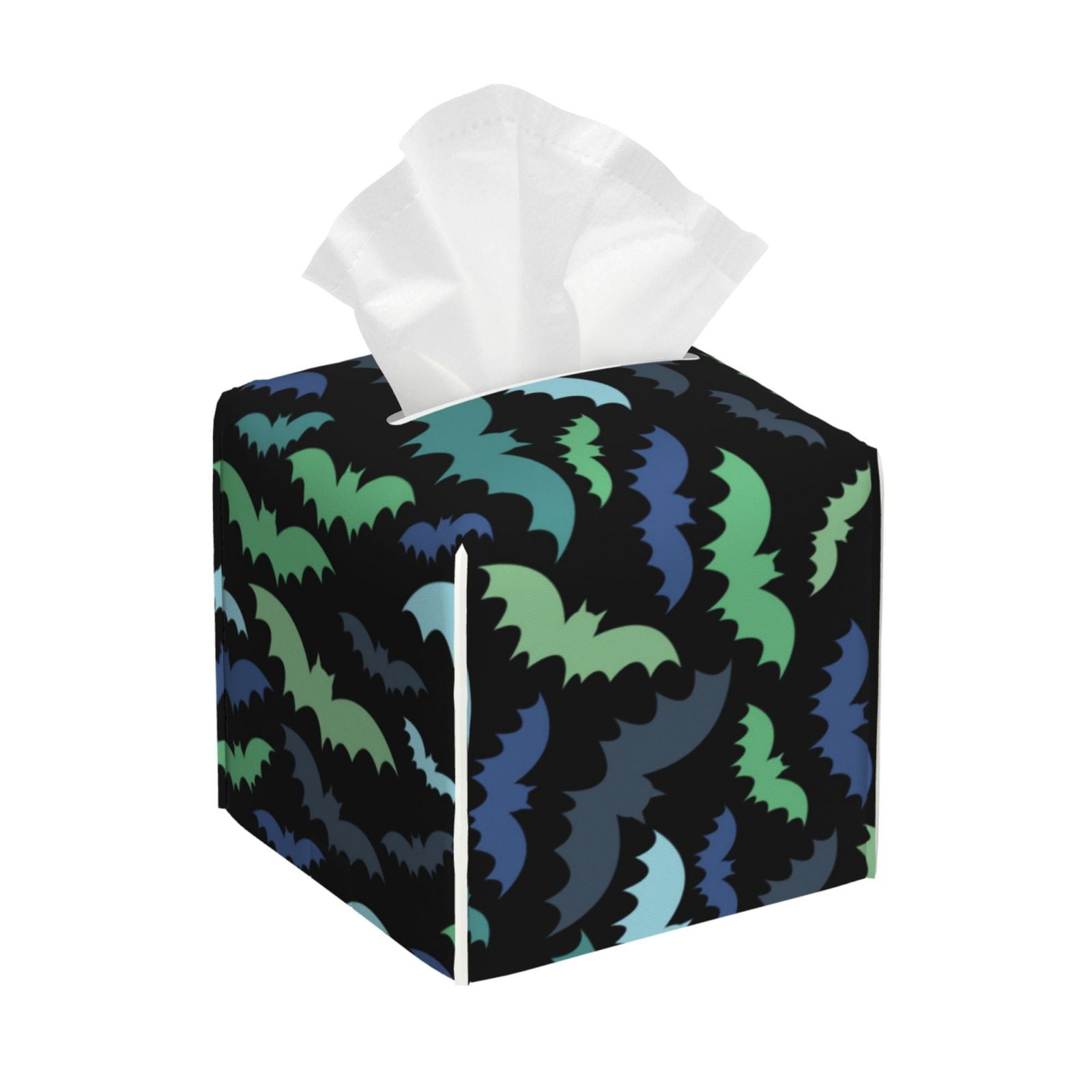 Tissue Box Cover blue green bats cool Tissues Boxes Holder Organizer ...